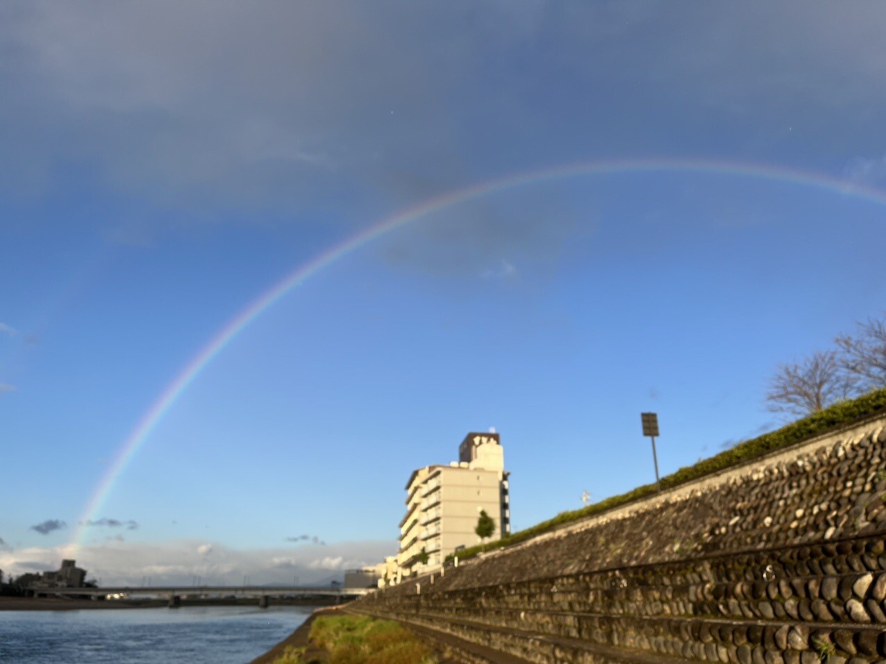 今朝、西の空に虹が出ていました。 No ... / ゼンキューさんのモーメント | YAMAP / ヤマップ