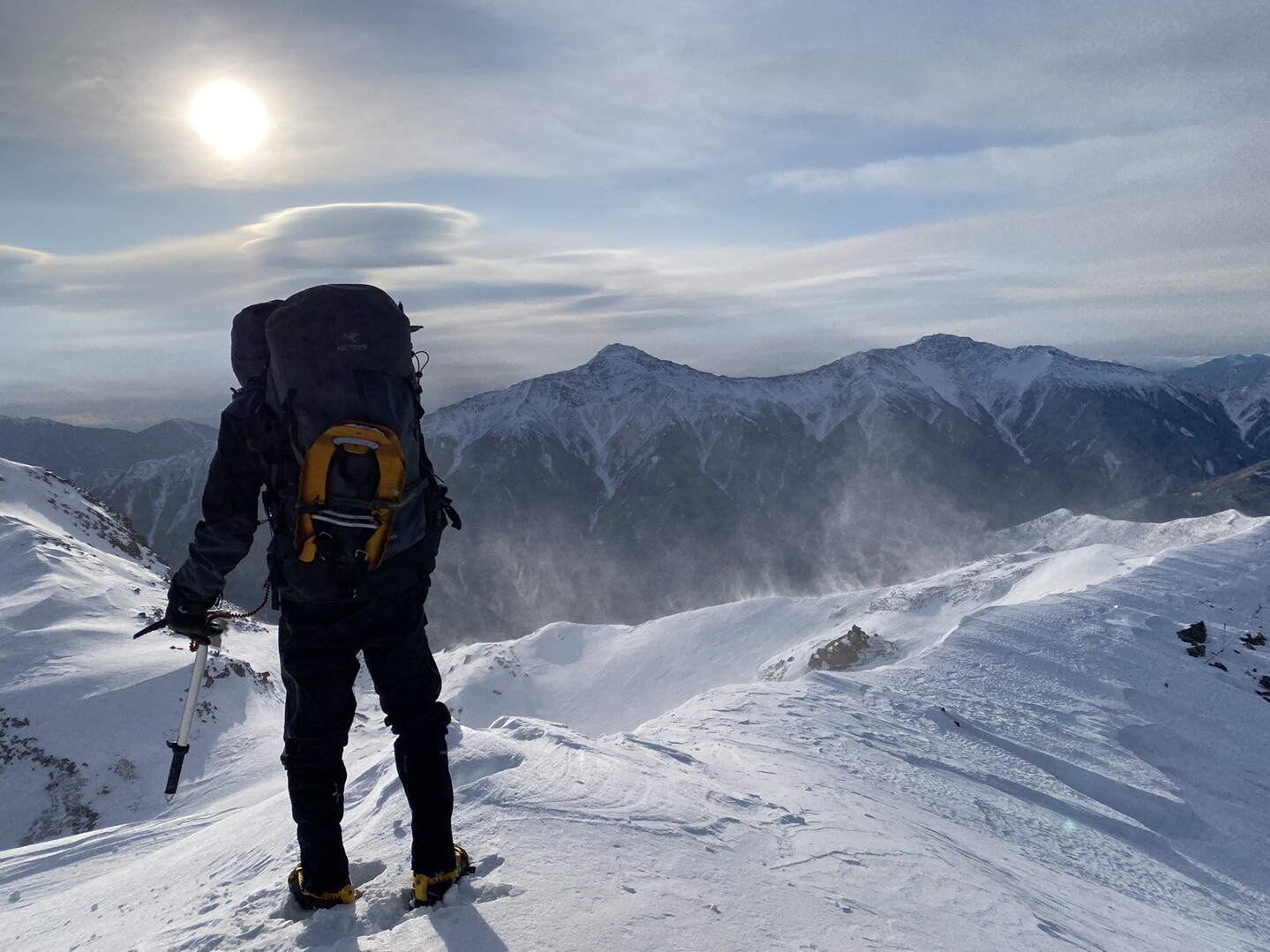 仲間3人とパーティ組んで 厳冬期 南ア... / shouさんのモーメント | YAMAP / ヤマップ