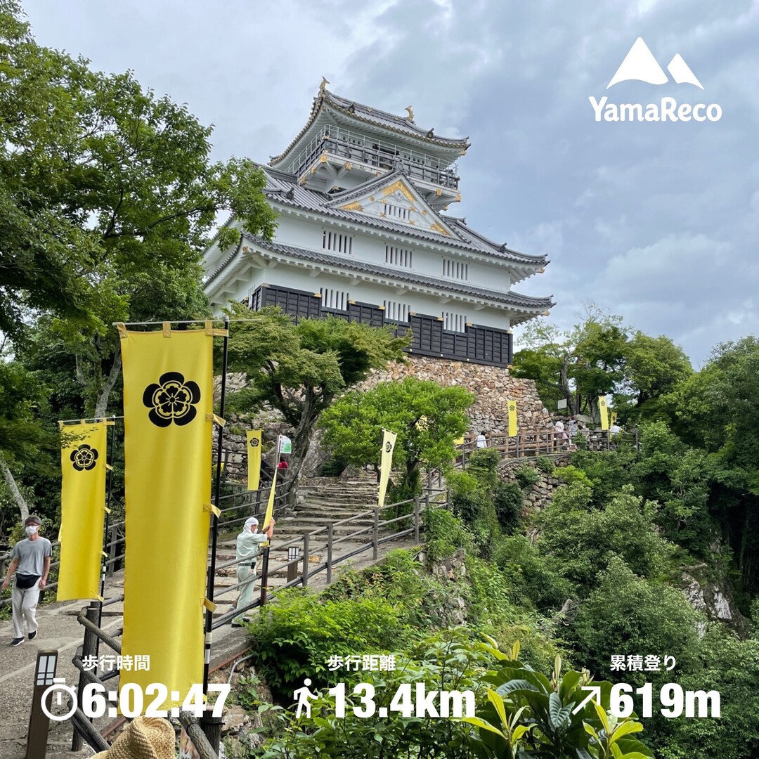 6月26日 岐阜県 金華山 晴れ☀️... / ISOさんのモーメント | YAMAP / ヤマップ