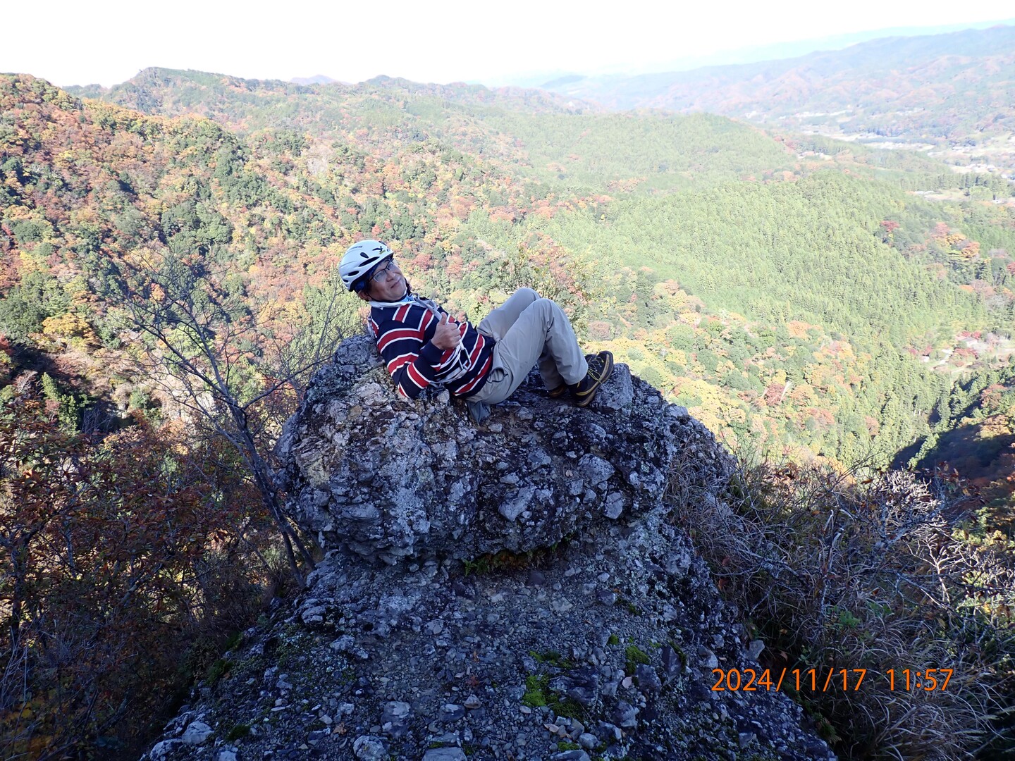 奥久慈バリエーション【岩倉尾根～鷹取山】 / X3Dさんの奥久慈男体山・月居山・篭岩（篭岩山）の活動データ | YAMAP / ヤマップ