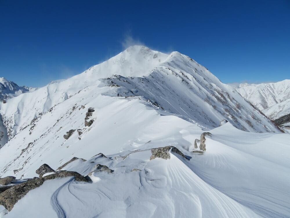 常念岳東尾根（冬季ゲートから往復）しんどいけど絶景 / dokoikoさんの常念岳・大天井岳・燕岳の活動データ | YAMAP / ヤマップ