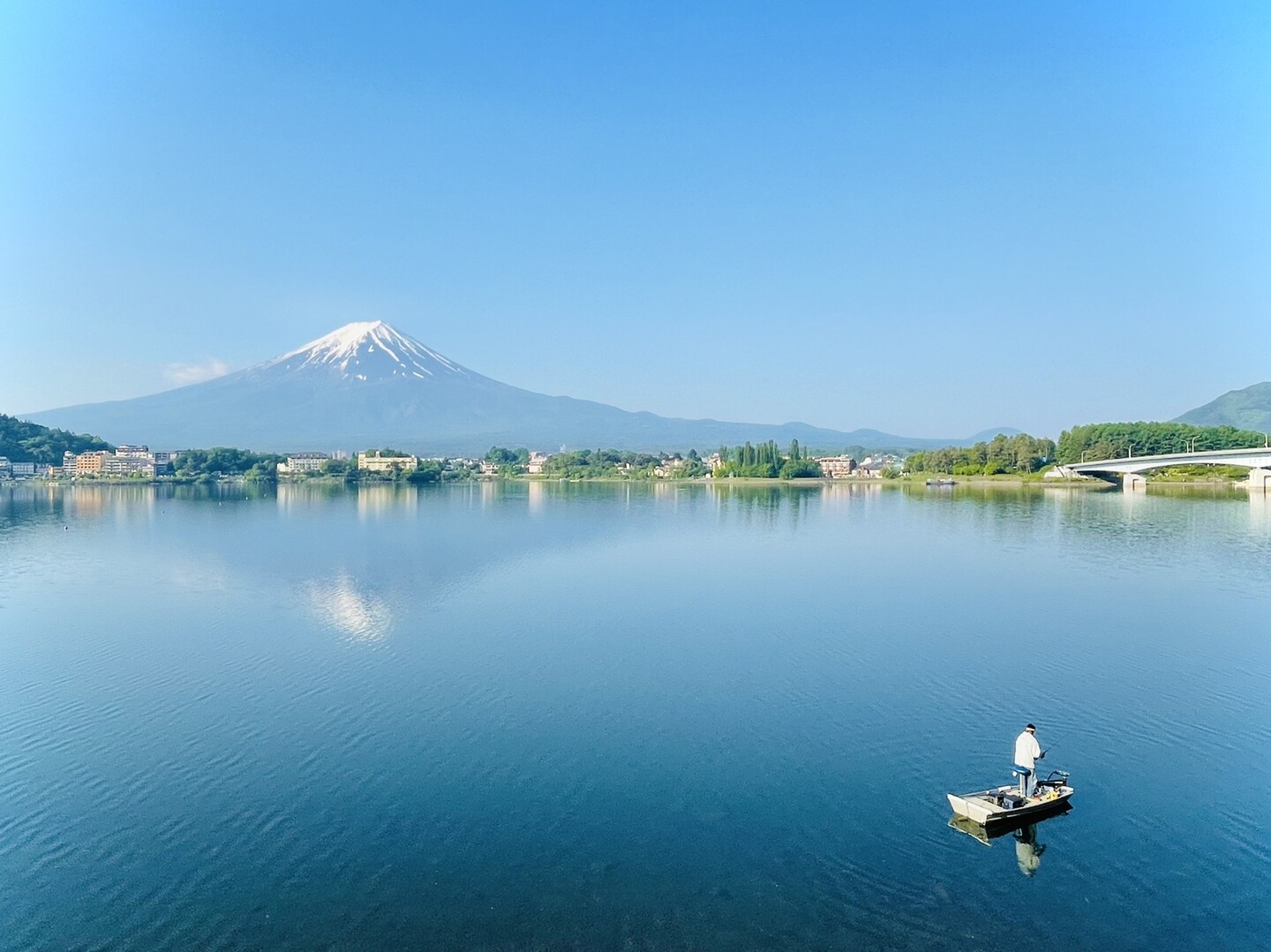 現時刻快晴の富士山 河口湖 / foliageさんのモーメント | YAMAP / ヤマップ
