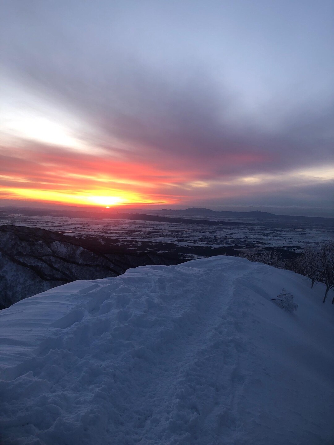 夕陽を見に五頭山 / srタカハシさんの五頭山・菱ヶ岳・宝珠山の活動データ | YAMAP / ヤマップ
