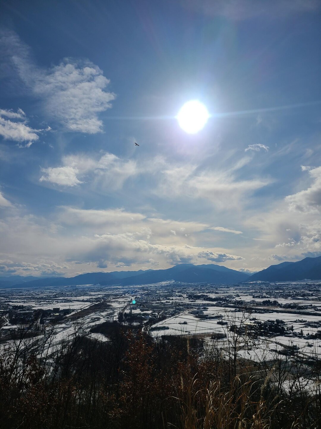 平瀬城跡 雪道散歩 / TEPPY さんの光城山・長峰山の活動データ | YAMAP / ヤマップ