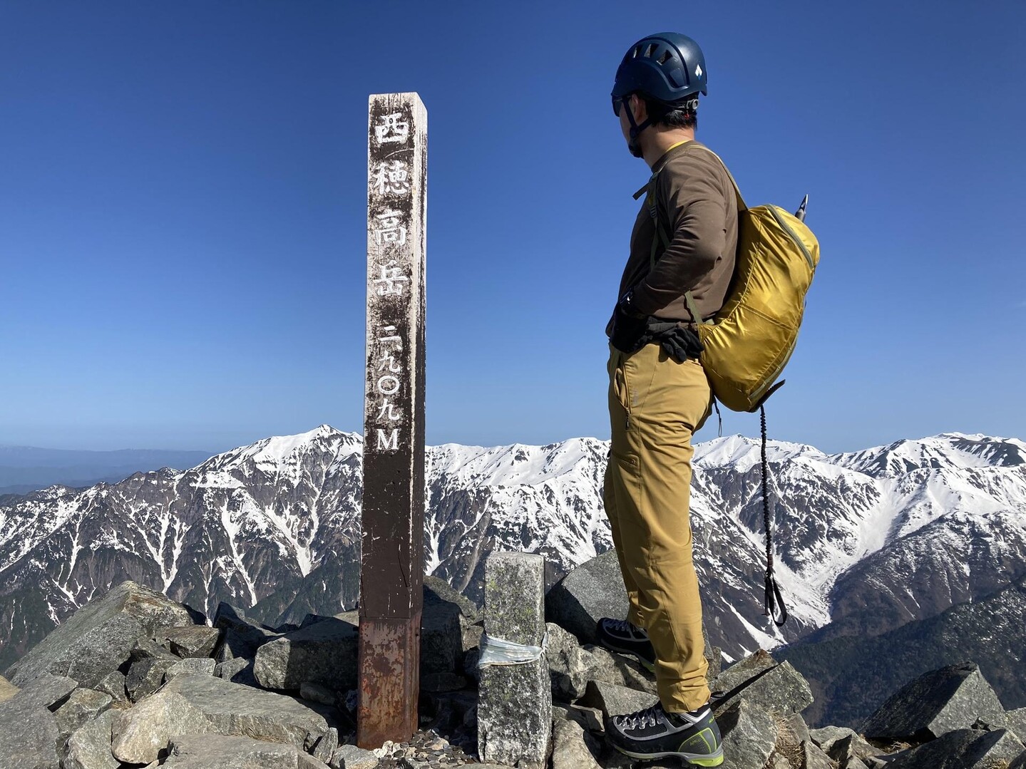西穂高岳_2024GW / りゅうちゃんさんの槍ヶ岳・穂高岳・上高地の活動データ | YAMAP / ヤマップ