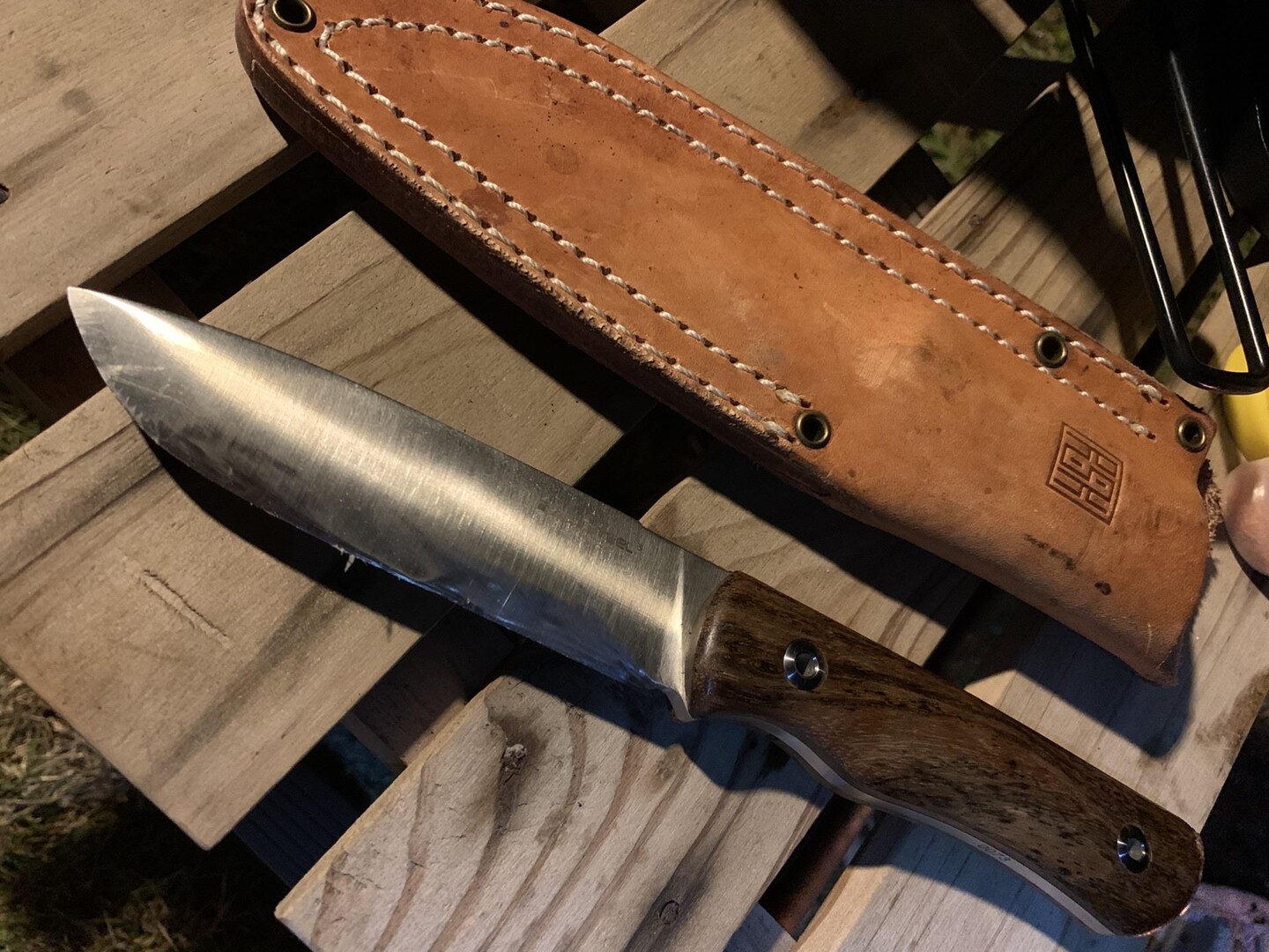 先ほどのお箸🥢は、このナイフで削りまし... / RNさんのモーメント | YAMAP / ヤマップ