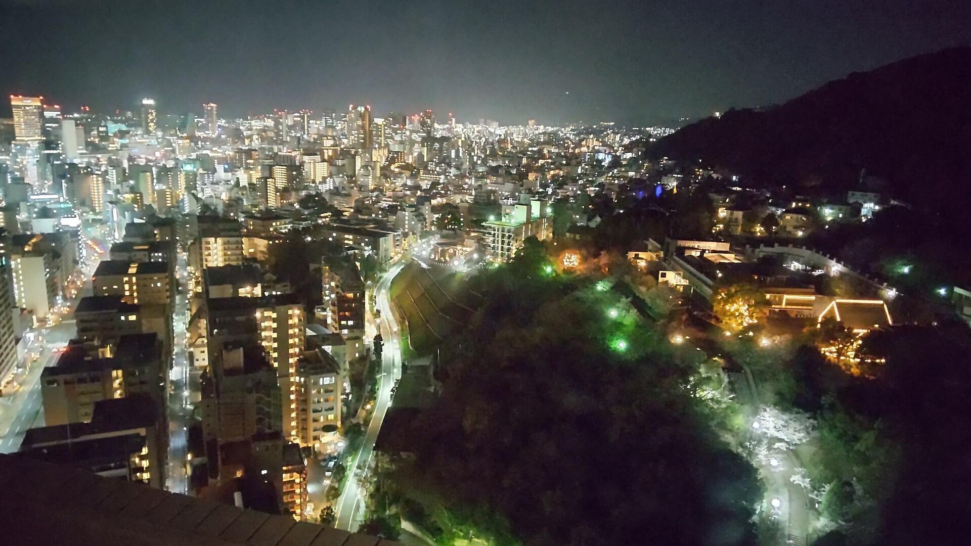 神戸の夜景と芦屋の桜🌸 / may.fさんのモーメント | YAMAP / ヤマップ