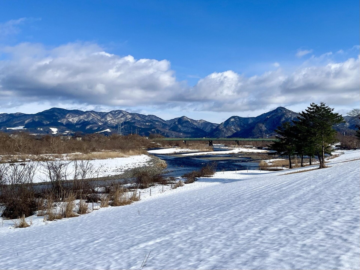 胎内川リバーサイドパーク-2025-01-26 / w823hさんの櫛形山・鳥坂山・大峰山（櫛形山脈）の活動データ | YAMAP / ヤマップ
