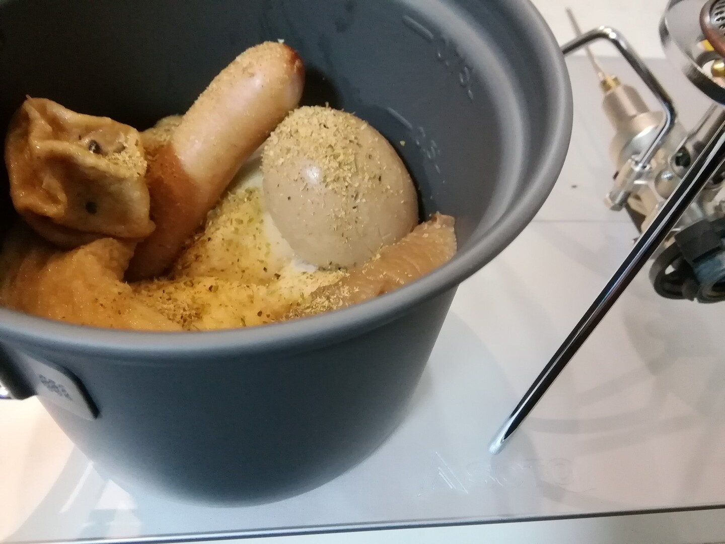 これからの季節の山めしは おでんが美味し... / パパ@lotta good dayさんのモーメント | YAMAP / ヤマップ