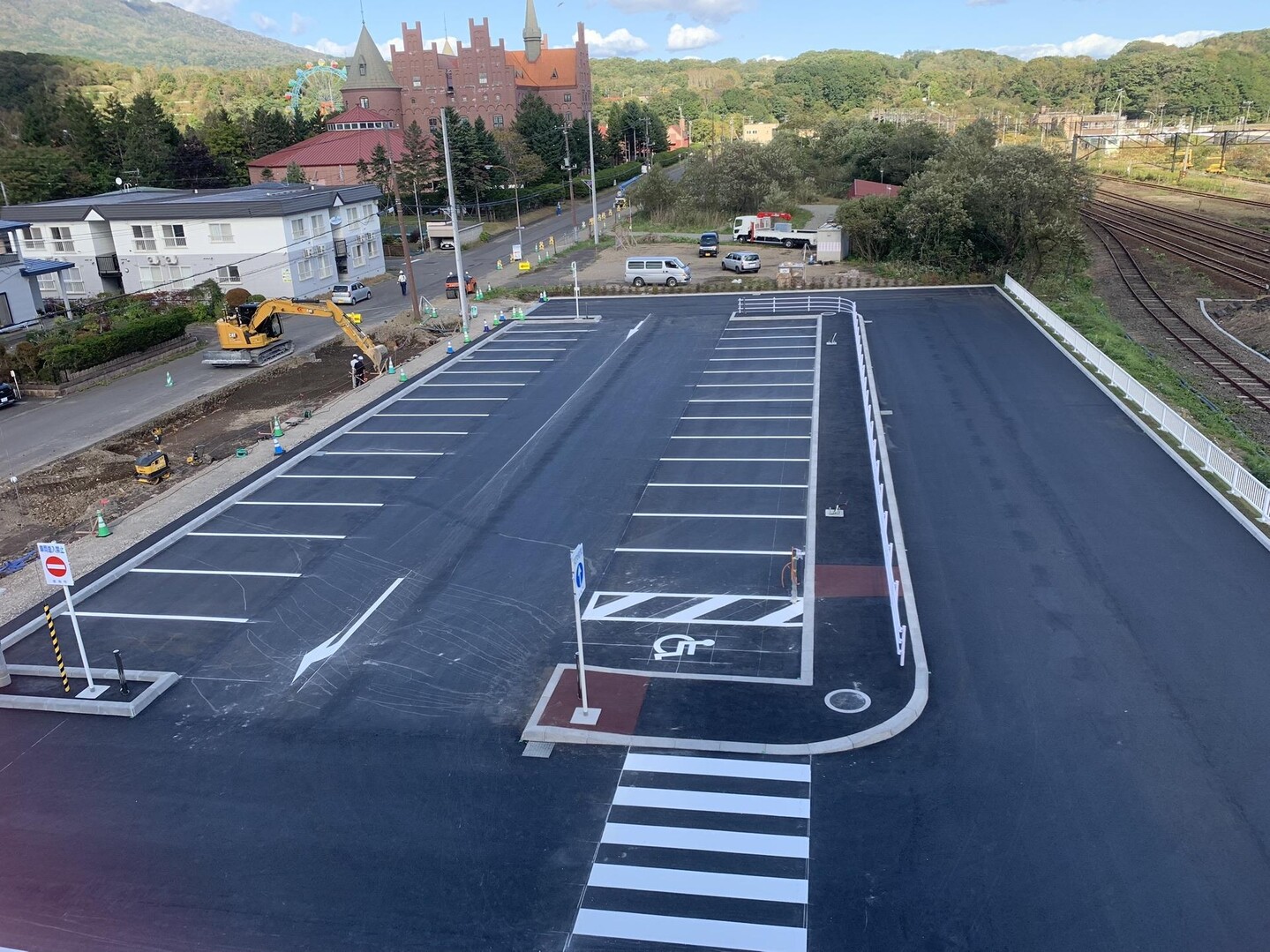 今、登別駅横の交流センターの外構工事やっ... / hidekingさんのモーメント | YAMAP / ヤマップ