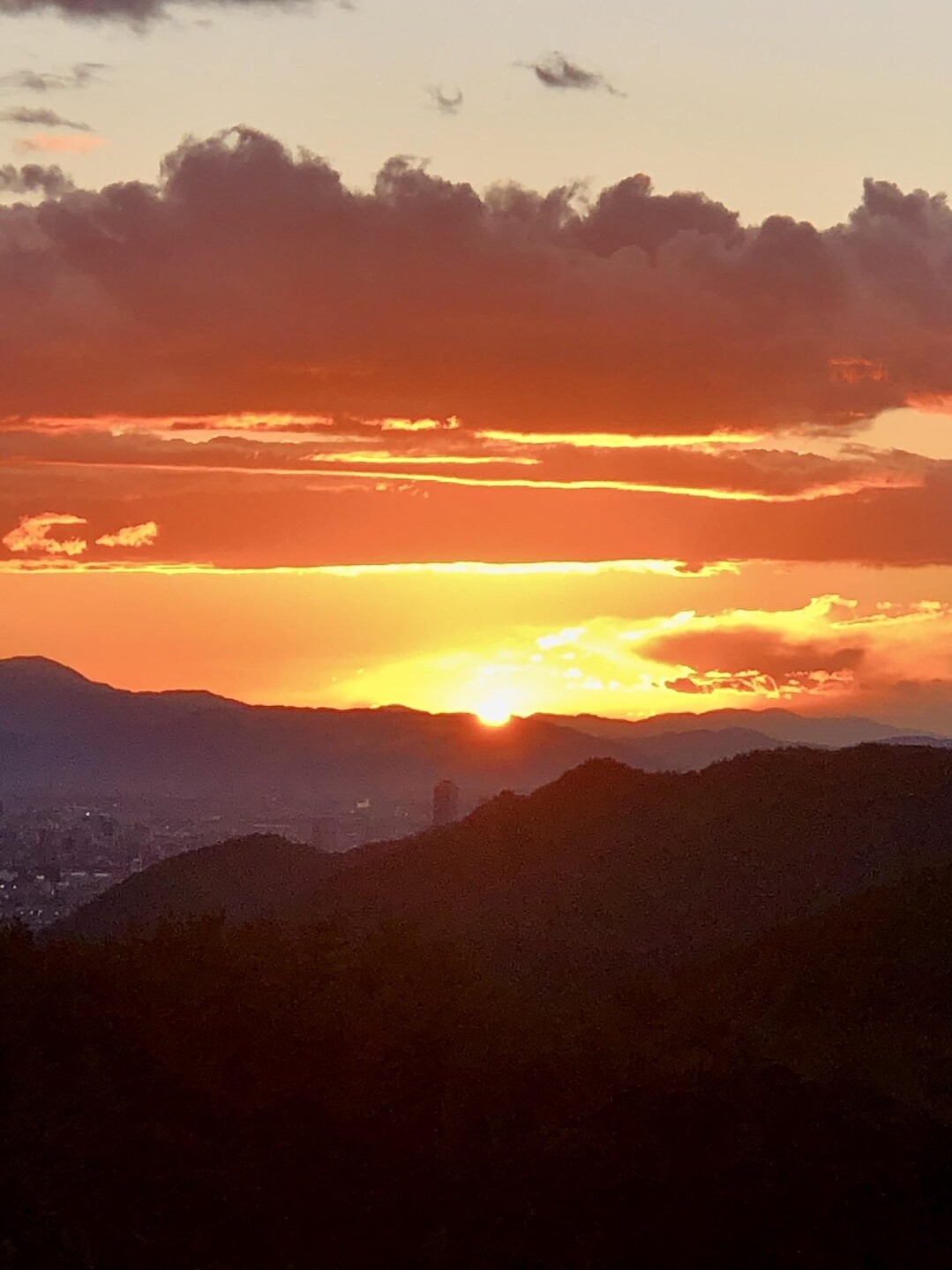 🔥今日は燃える様な夕陽🔥各務原権現山・北山 / tataさんの各務原アルプス（関南アルプス）・八木三山の活動データ | YAMAP / ヤマップ