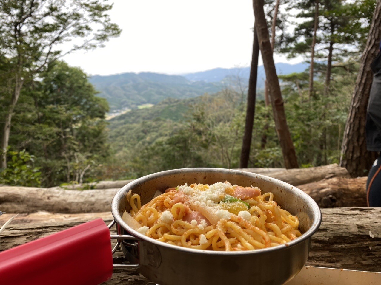 今日の山メシ🥢 nobss作ナポリタン... / mayuminさんのモーメント | YAMAP / ヤマップ