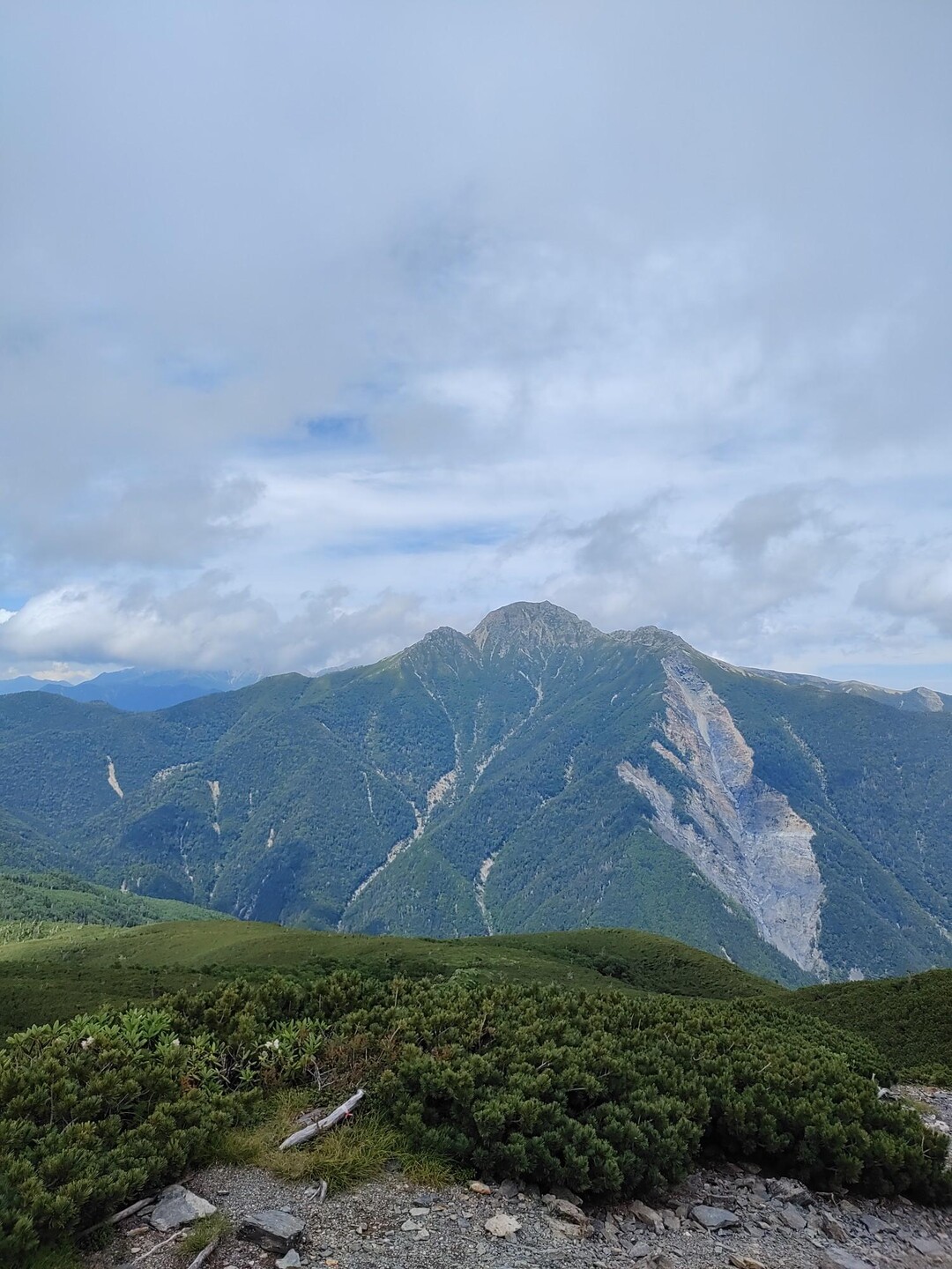 塩見岳の塩対応😅 / kaz kitさんの塩見岳・権右衛門山・蝙蝠岳の活動データ | YAMAP / ヤマップ