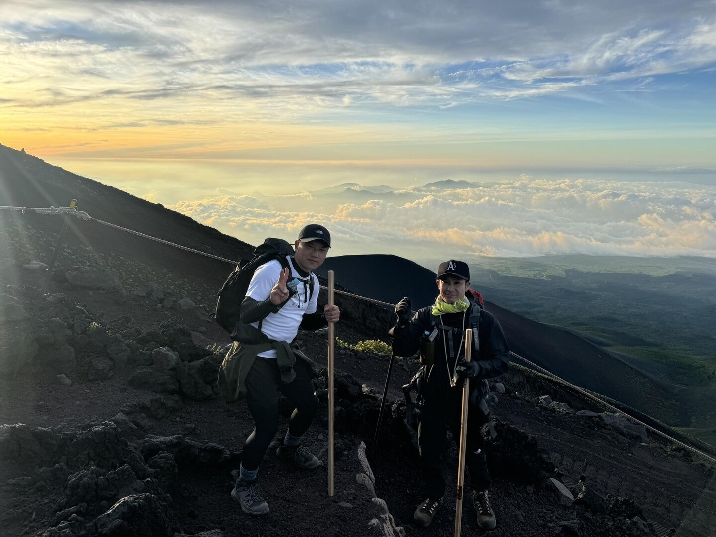 富士山（富士宮）・富士山（御殿場口）・三島岳・富士山（剣ヶ峰）・雷岩・久須志岳・富士山(須走口... / masahiroさんの富士山の活動データ | YAMAP / ヤマップ