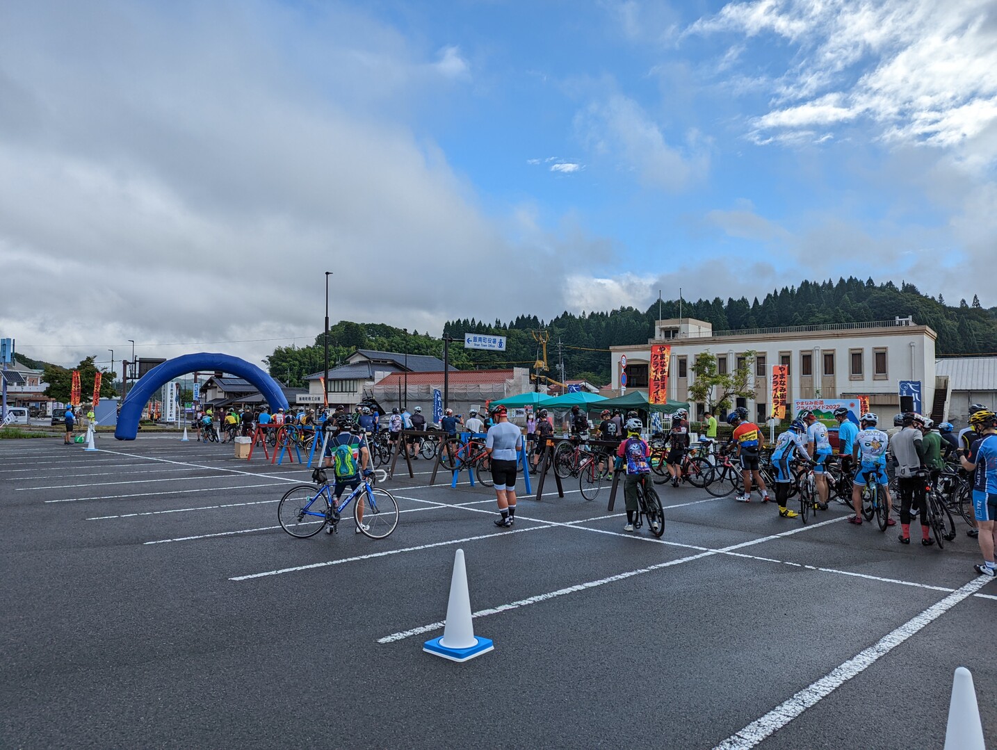 サイクリングイベント「やまなみ街道クライ... / mipotさんのモーメント | YAMAP / ヤマップ