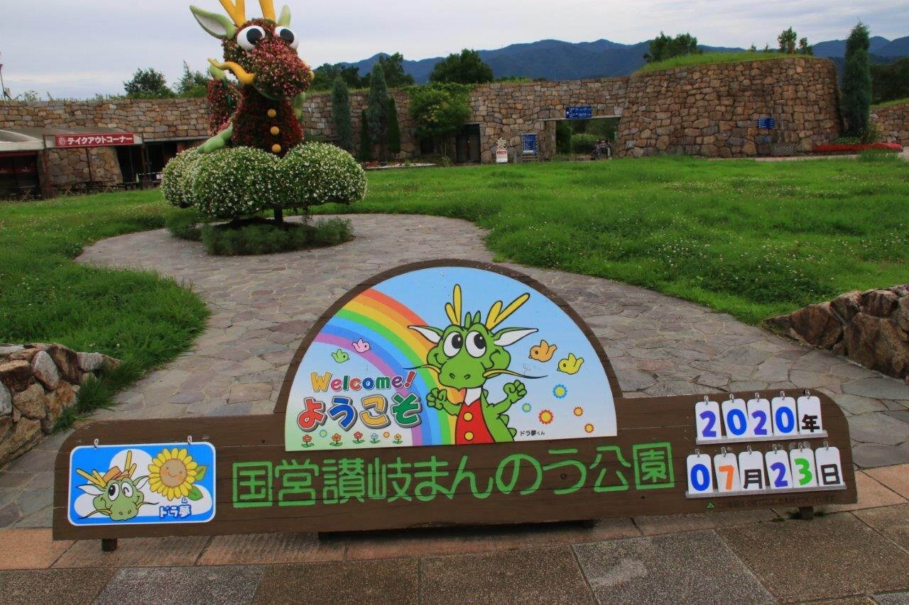 国営讃岐まんのう公園散策-2020-07-23 / iwaちゃんさんの大高見峰・猫山・城山の活動データ | YAMAP / ヤマップ