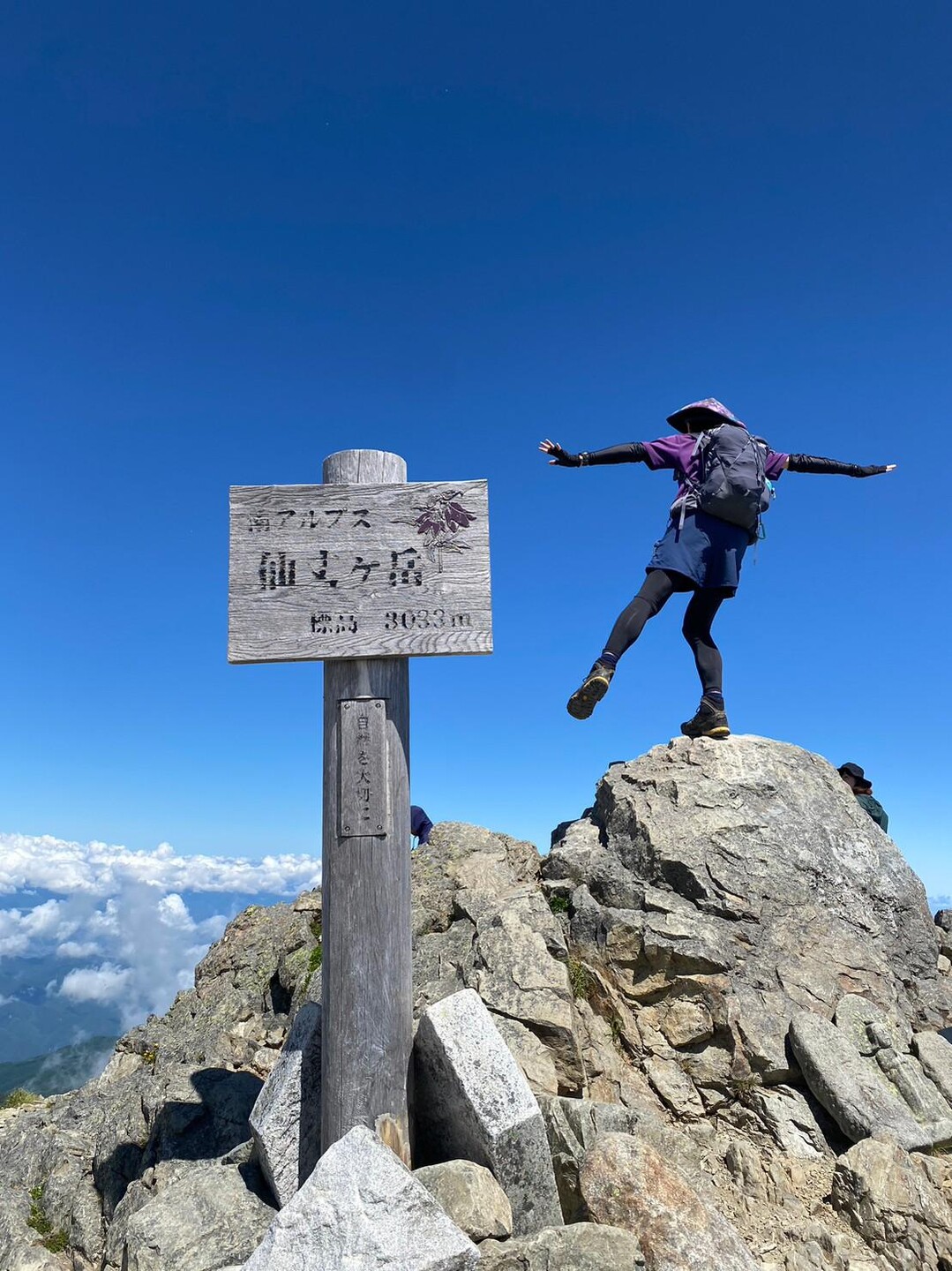 地蔵尾根からの仙丈ヶ岳とTJARを巡る旅 / とりたけさんの仙丈ヶ岳・伊那荒倉岳の活動データ | YAMAP / ヤマップ