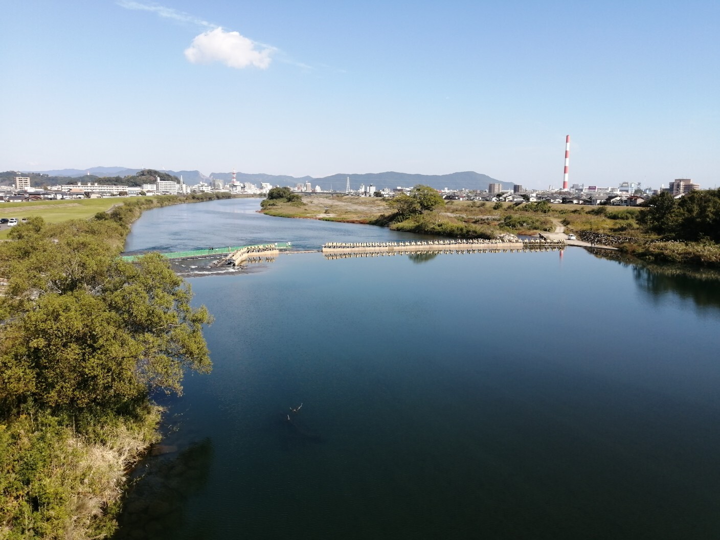 今日は疲労抜きで大瀬川の鮎やなまでランニ... / マカオン_1981🐓さんのモーメント | YAMAP / ヤマップ