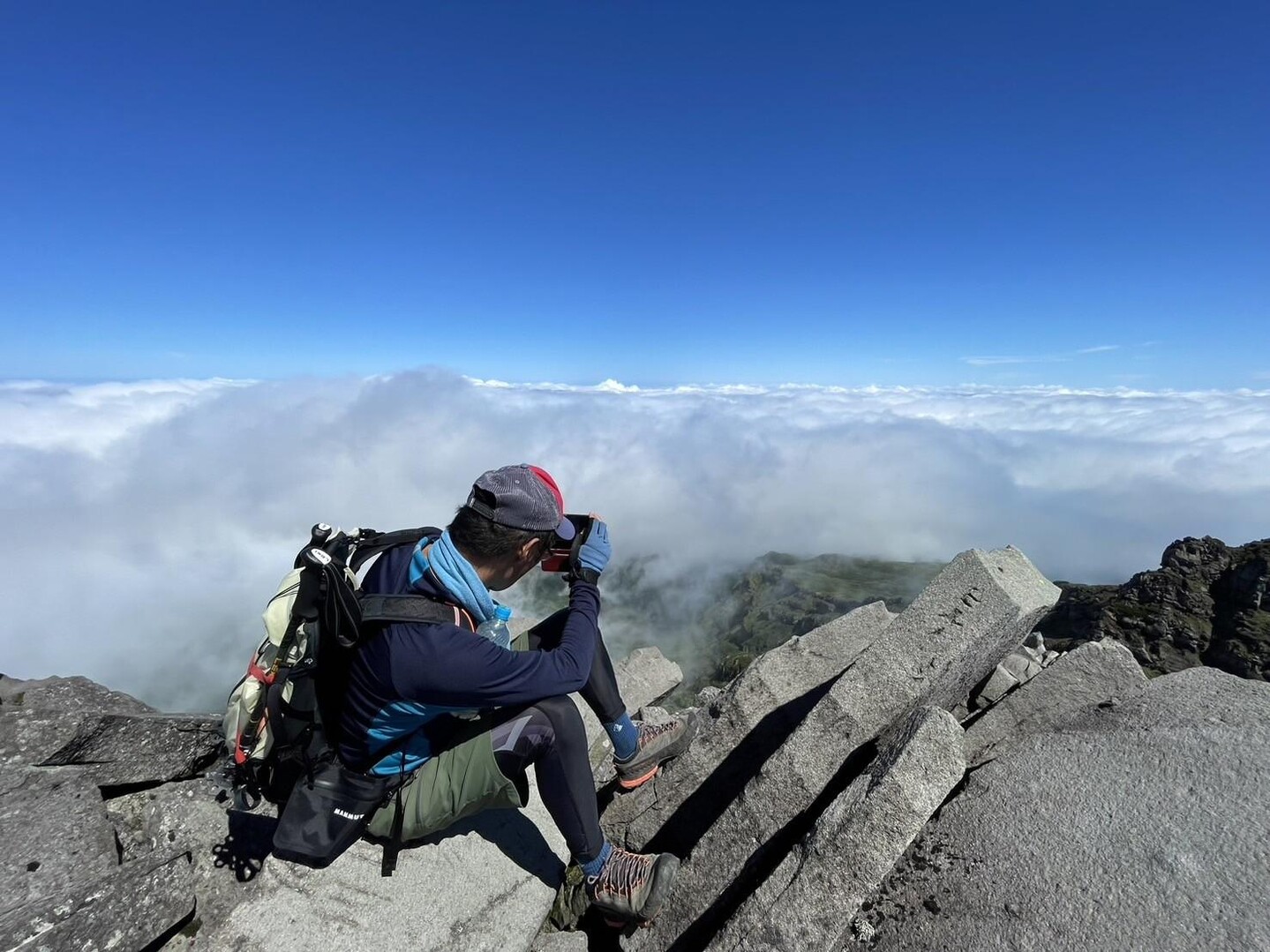 雲海と鳥海Blue〜湯の台周回 / きね太郎さんの鳥海山・七高山・笙ヶ岳の活動データ | YAMAP / ヤマップ
