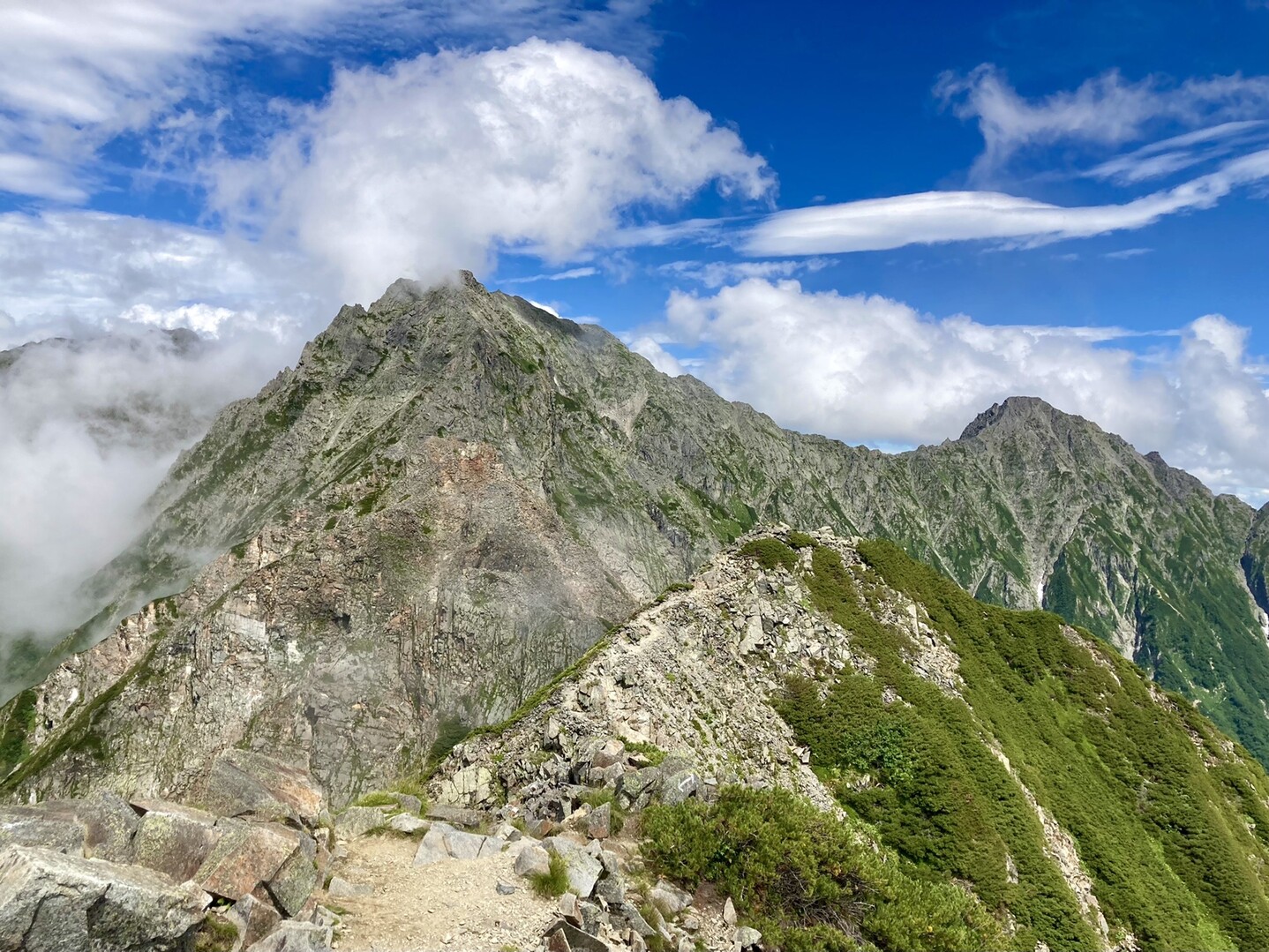 西穂独標・ピラミッドピーク・西穂高岳 / Yosshyさんの槍ヶ岳・穂高岳・上高地の活動データ | YAMAP / ヤマップ