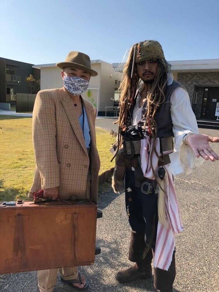 寅さんと出会いました😅 生まれも育ちも... / 【町興し仮装者】Captain Jack Sparrowさんのモーメント | YAMAP / ヤマップ