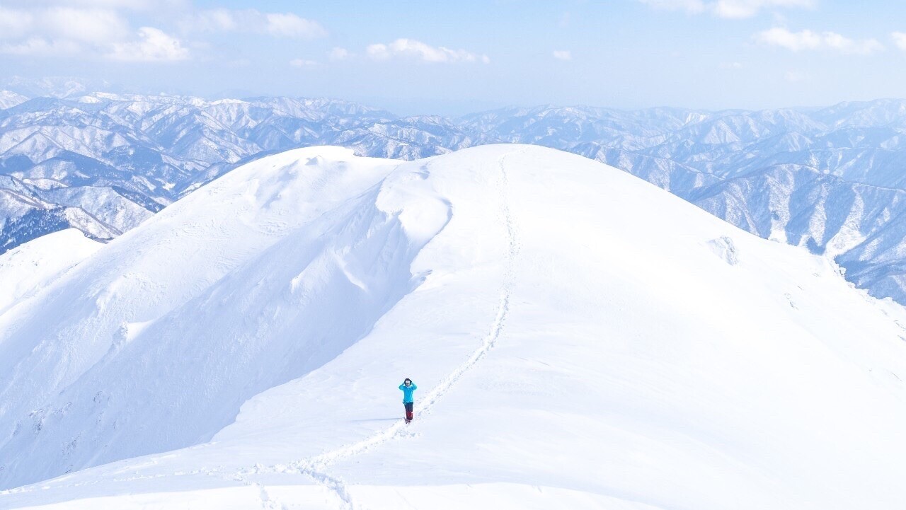柔らかな快晴の荒島岳 / asimkさんの荒島岳の活動データ | YAMAP / ヤマップ