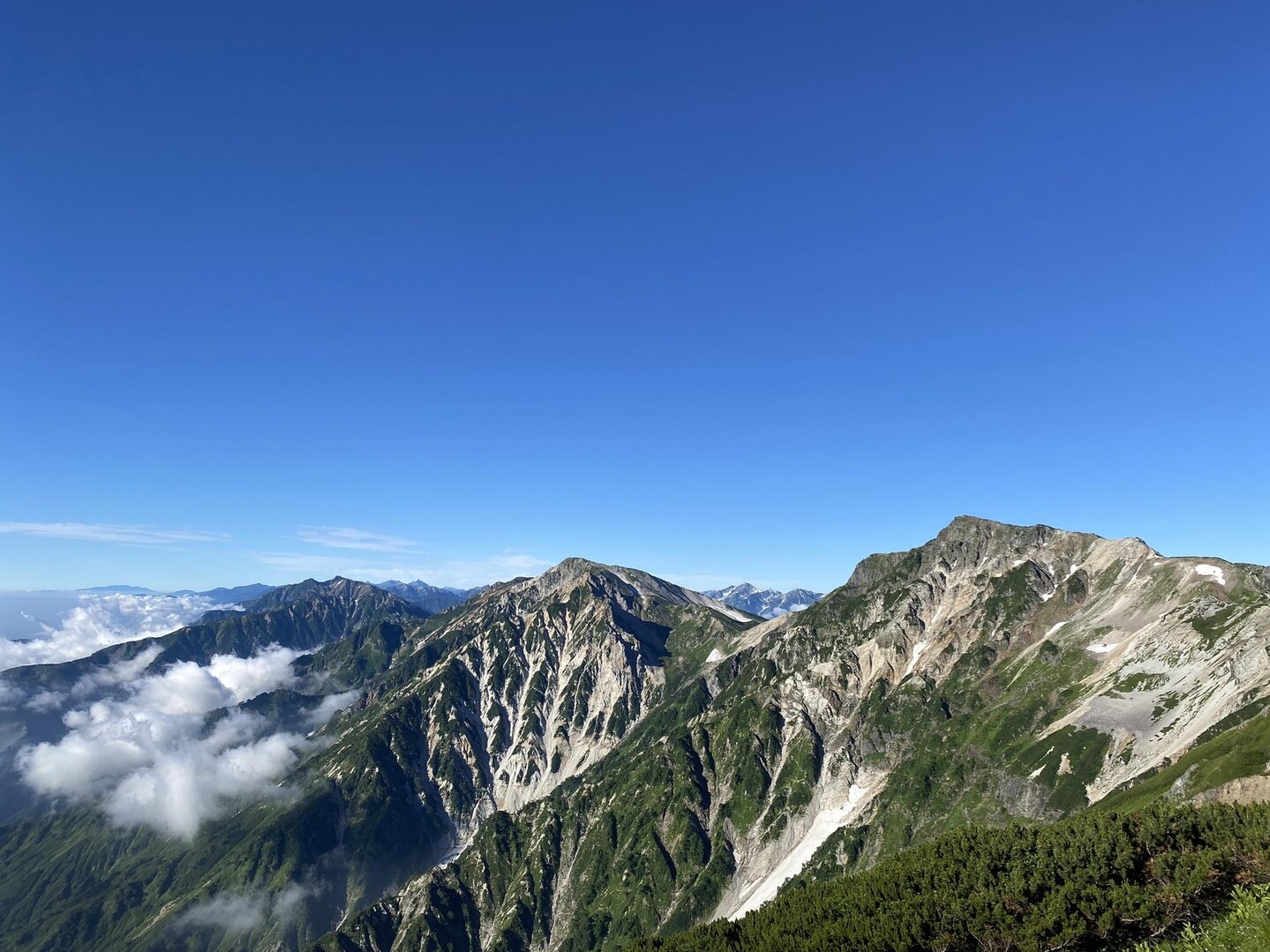 乗鞍岳(白馬連峰)・船越の頭・小蓮華山(大日岳)・白馬岳 / THYさんの白馬岳・小蓮華山の活動データ | YAMAP / ヤマップ