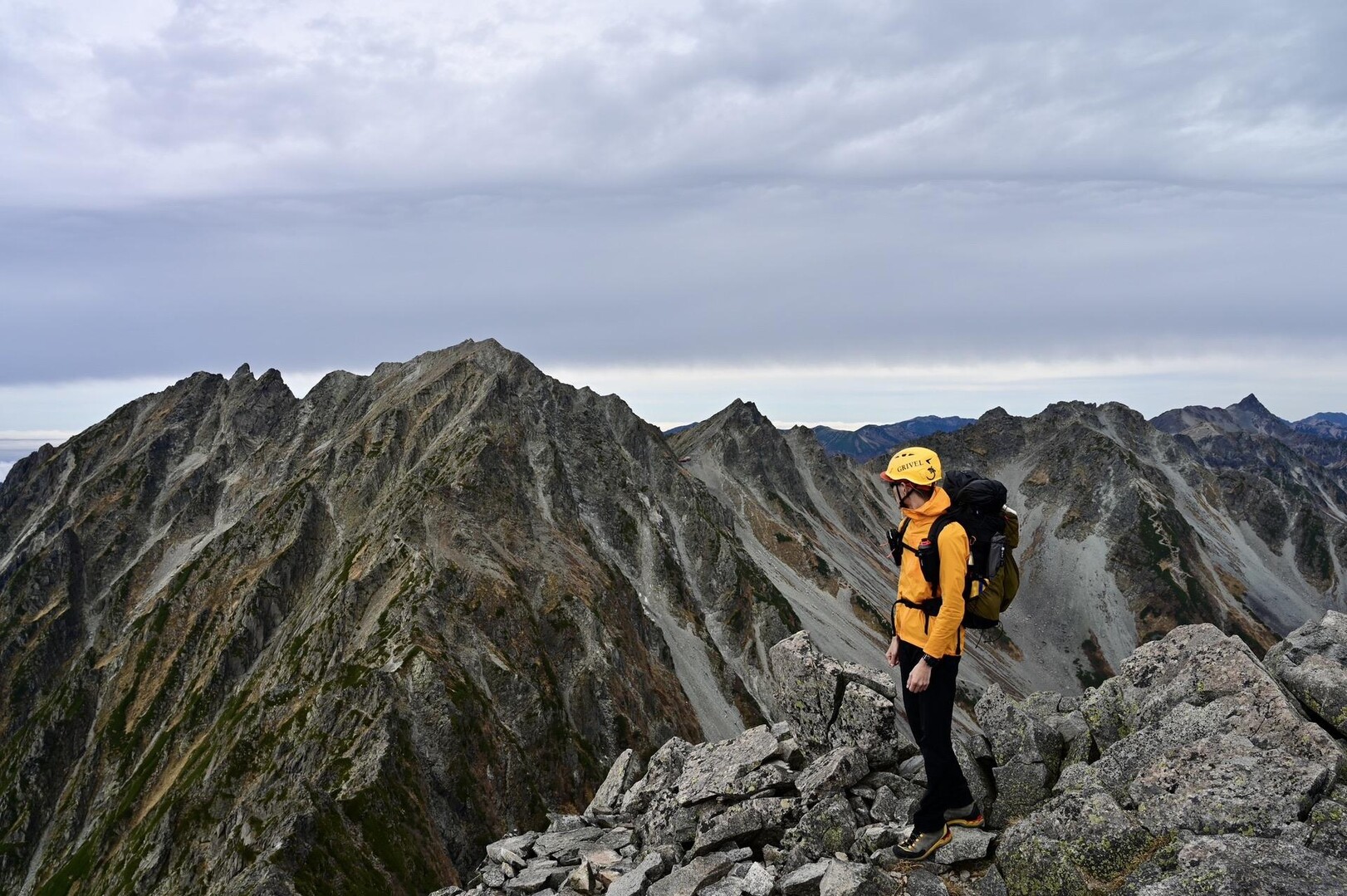 前穂から望む奥穂がカッコ良すぎて痺れる。 / kei ichiさんの槍ヶ岳・穂高岳・上高地の活動データ | YAMAP / ヤマップ