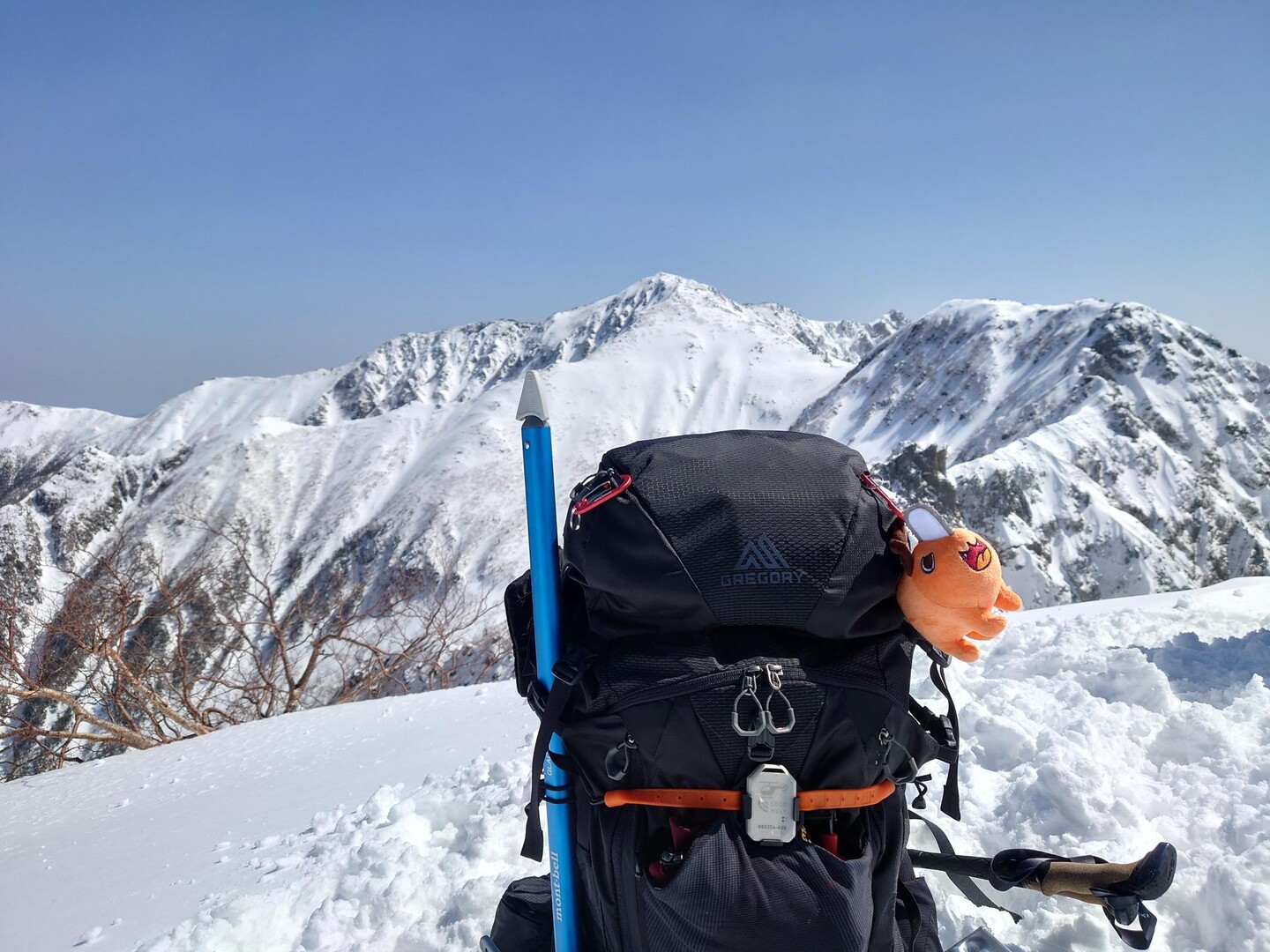 快晴の麦草岳 / kazu-chappyさんの木曽駒ヶ岳・空木岳・越百山の活動データ | YAMAP / ヤマップ
