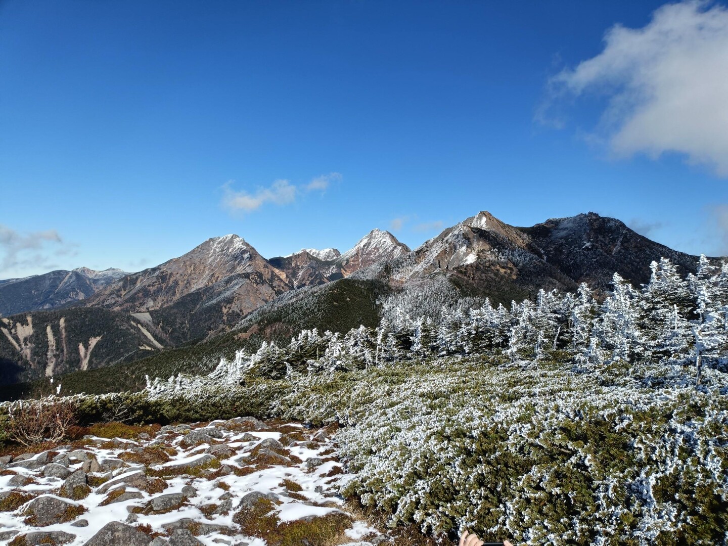 初冬ブルー ️編笠山 / ellena15さんの八ヶ岳（赤岳・硫黄岳・天狗岳）の活動データ | YAMAP / ヤマップ