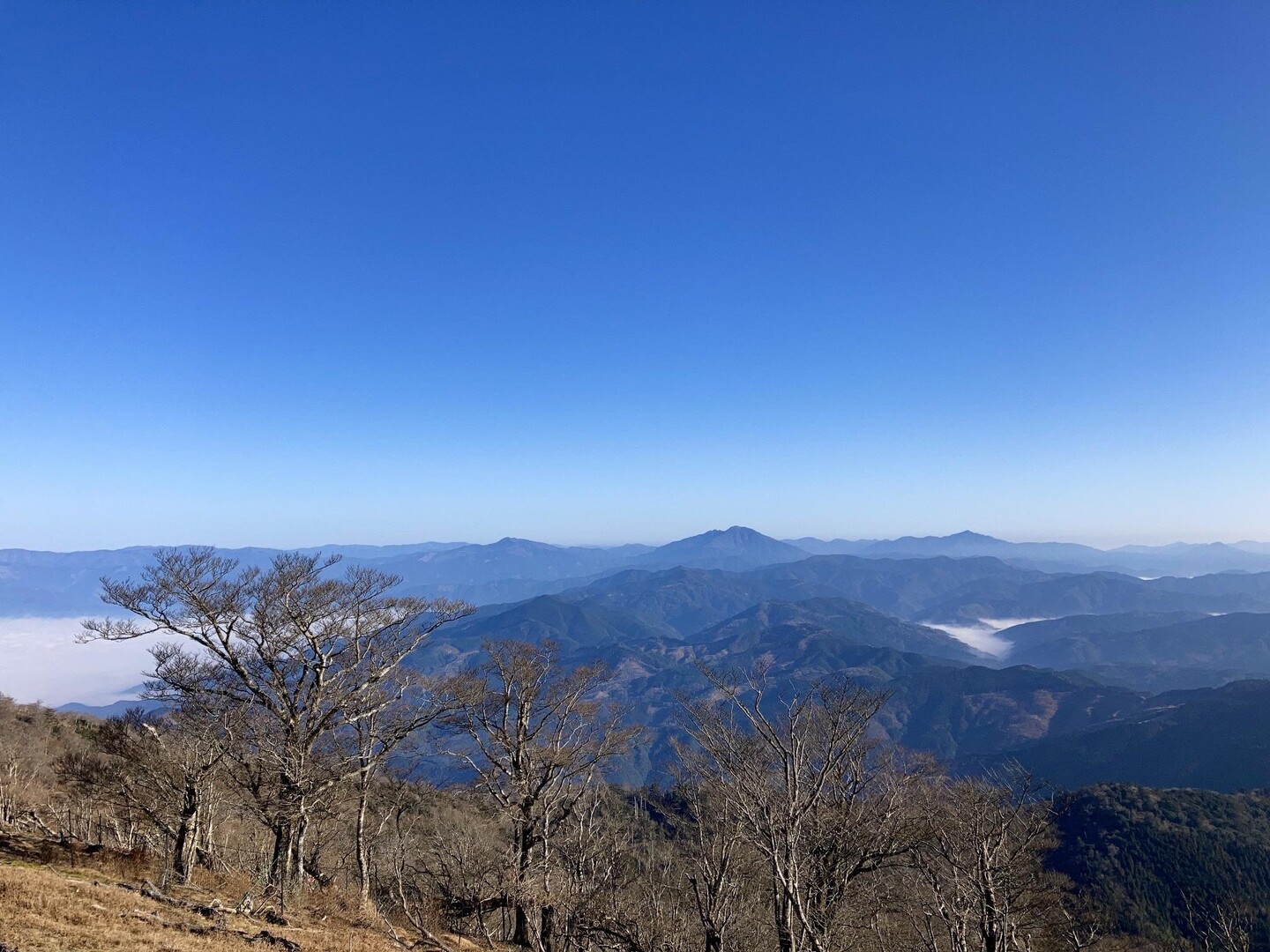 「新しい景色」を 白髪岳 -2022-12-10 / まつ〜ごさんの白髪岳・猪ノ子伏・陀来水岳の活動データ | YAMAP / ヤマップ