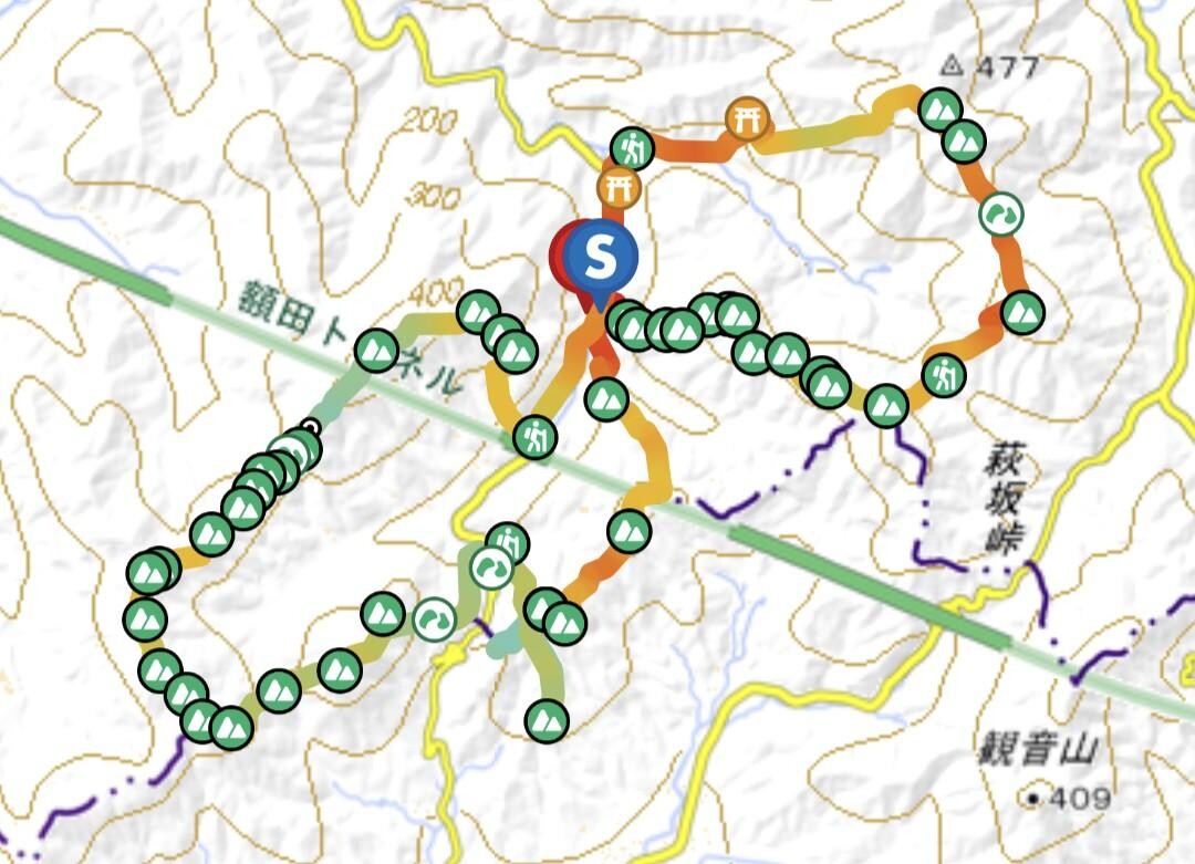 🤓鳥川アルプス40座＋α💦トレーニング / "satoh"さんの額堂山・水晶山・京ヶ峯の活動データ | YAMAP / ヤマップ