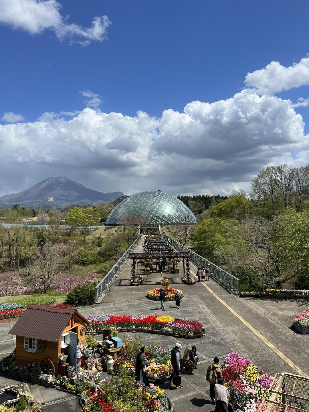 鳥取花回廊から見える大山もいいです。 / 太郎さんのモーメント | YAMAP / ヤマップ