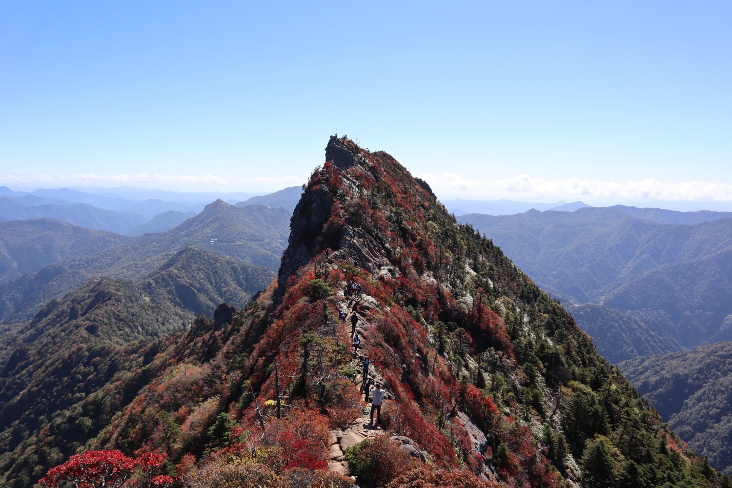 石鎚山 日帰り 2021年10月10日 / htさんの石鎚山・堂ヶ森・二ノ森の活動データ | YAMAP / ヤマップ