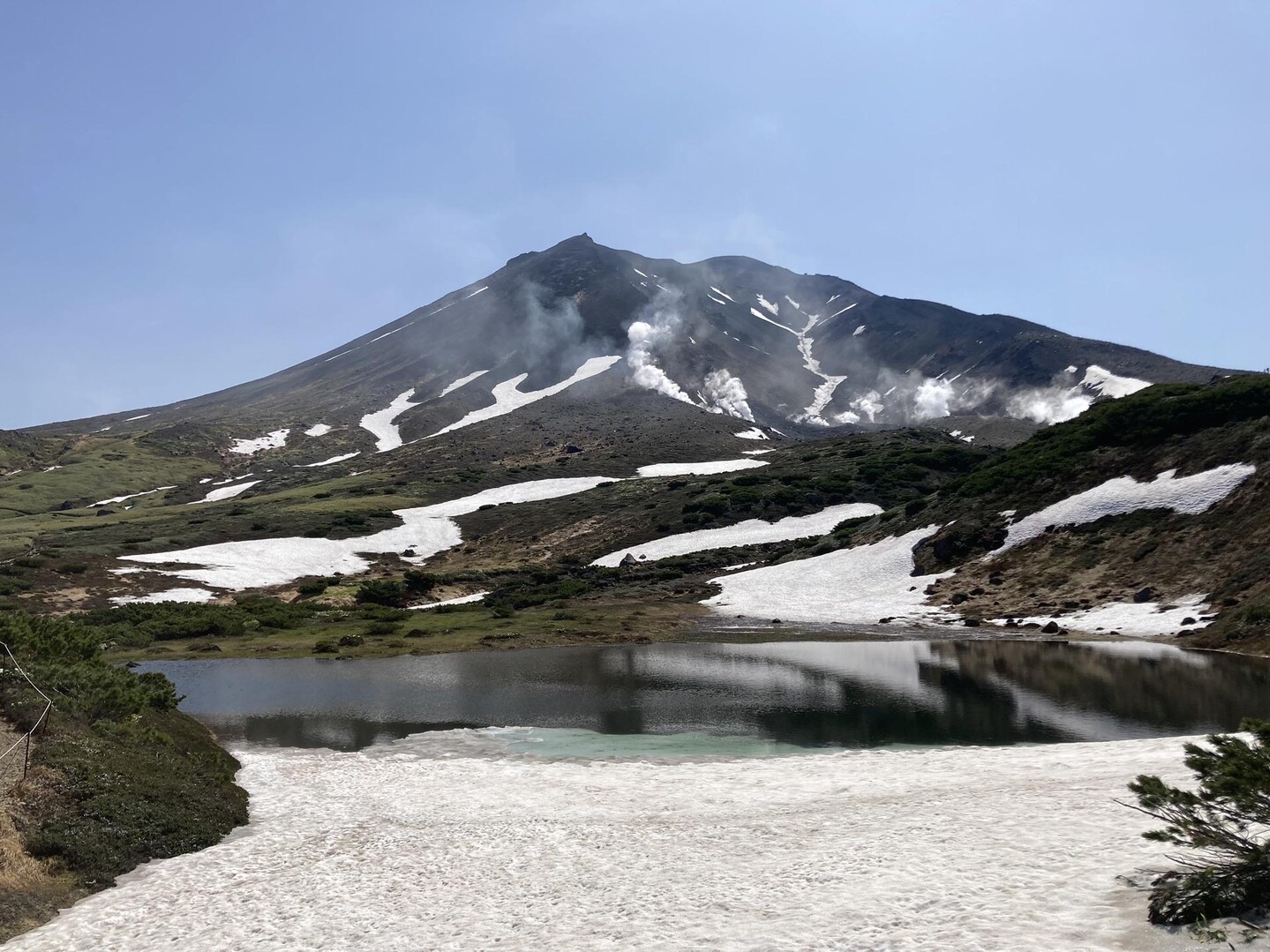 大雪山(旭岳、間宮岳) 2024-6-12 / kazeさんの大雪山系・旭岳・トムラウシの活動データ | YAMAP / ヤマップ
