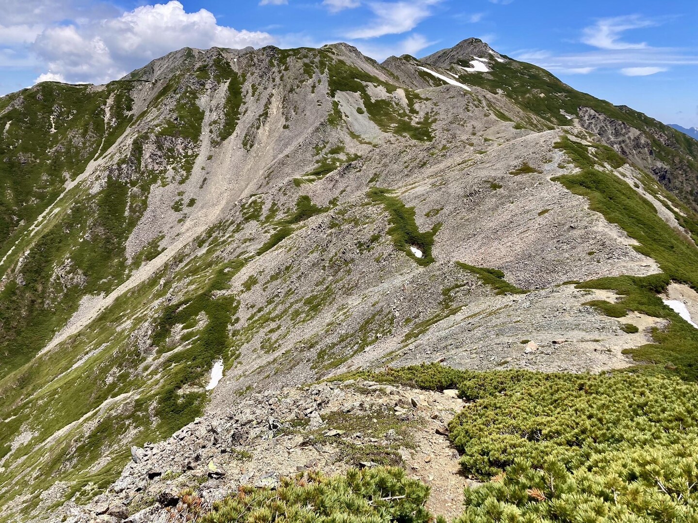 笹山(奈良田周回) / yukiさんの北岳・間ノ岳・農鳥岳の活動データ | YAMAP / ヤマップ