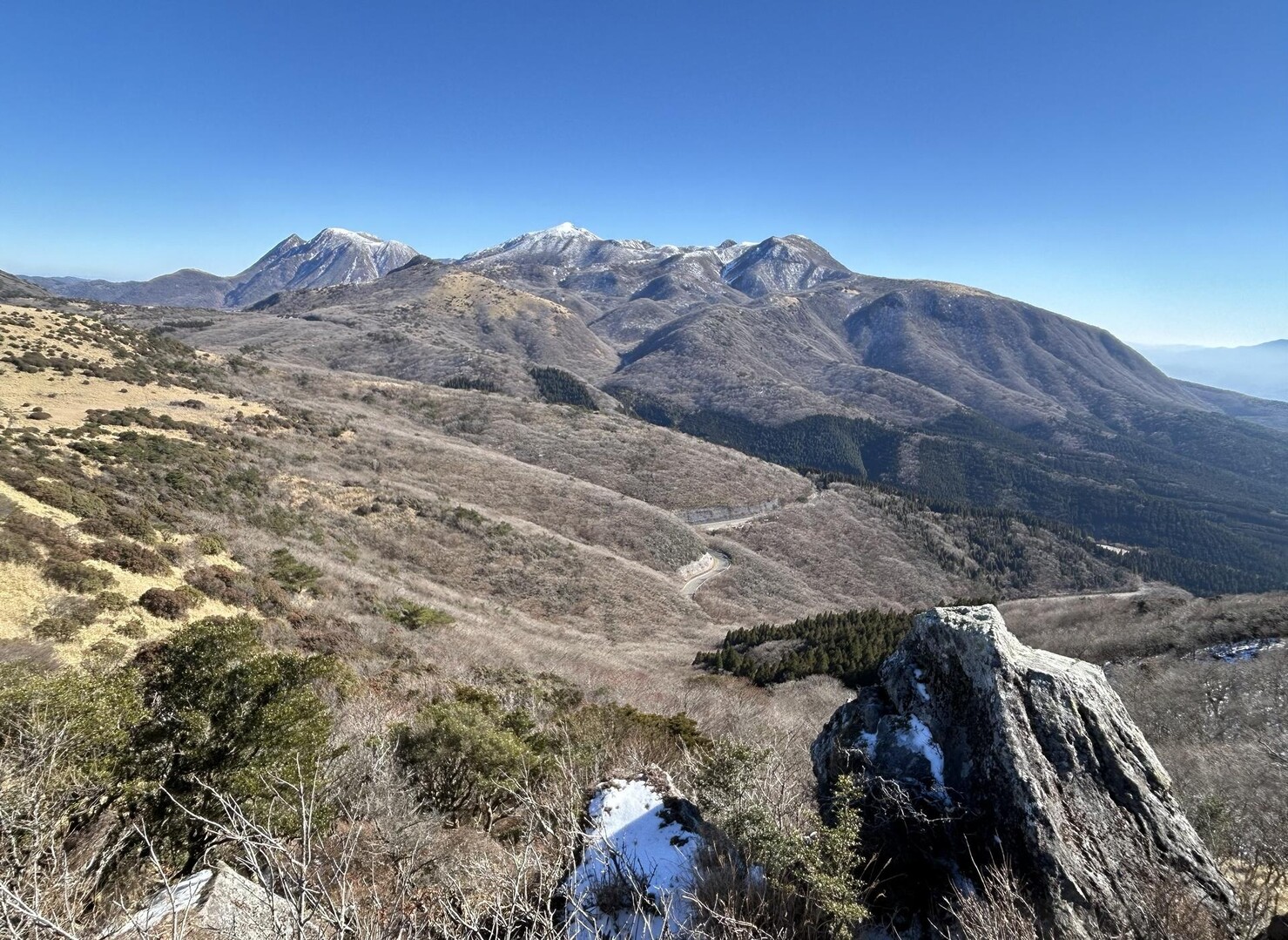 2025山歩き初め((´∀`*))猟師岳・猟師山南峰 / datinさんの九重山（久住山）・大船山・星生山の活動データ | YAMAP / ヤマップ