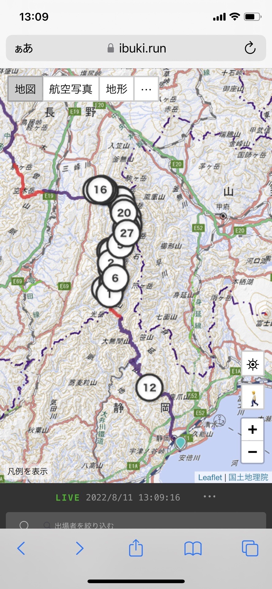 8月7日0時、富山湾から始まったTJAR... / くぼ〜さんのモーメント | YAMAP / ヤマップ