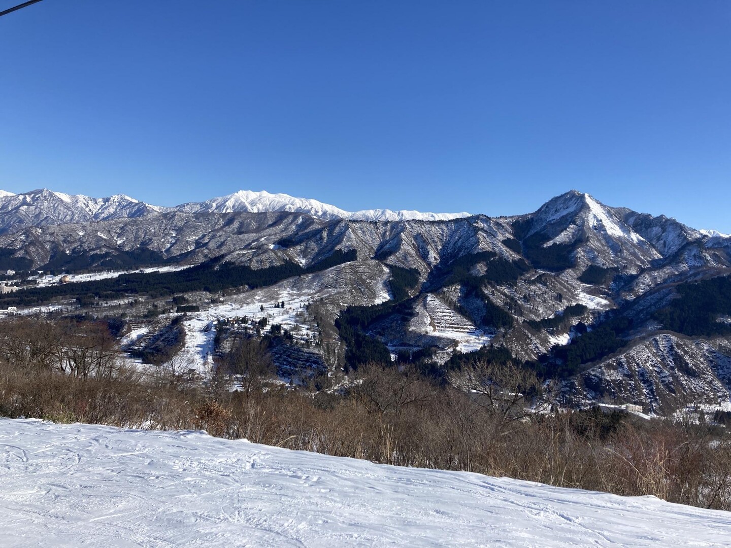 石打丸山スキーより 谷川岳などなどキレイ... / ktmlさんのモーメント | YAMAP / ヤマップ