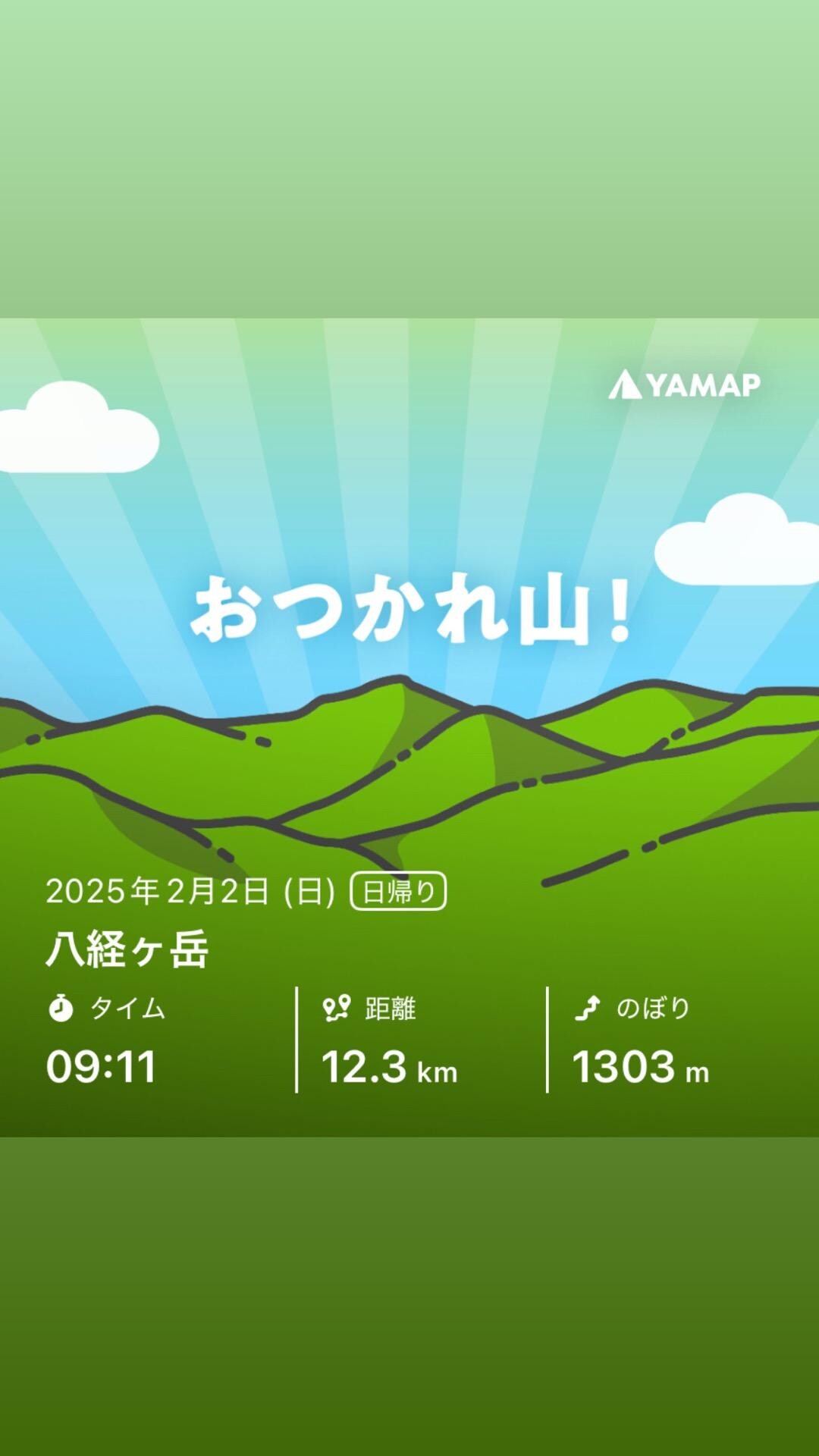 🏔️🏔️ 2025.2.2.Sun.天女の頂 1518m🏔️🏔️ / しのさんの八経ヶ岳の活動日記 | YAMAP / ヤマップ