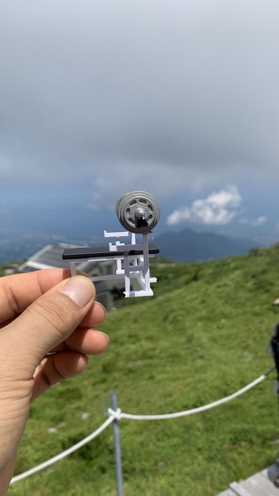 大山でベンチプレス / まさのりさんのモーメント | YAMAP / ヤマップ