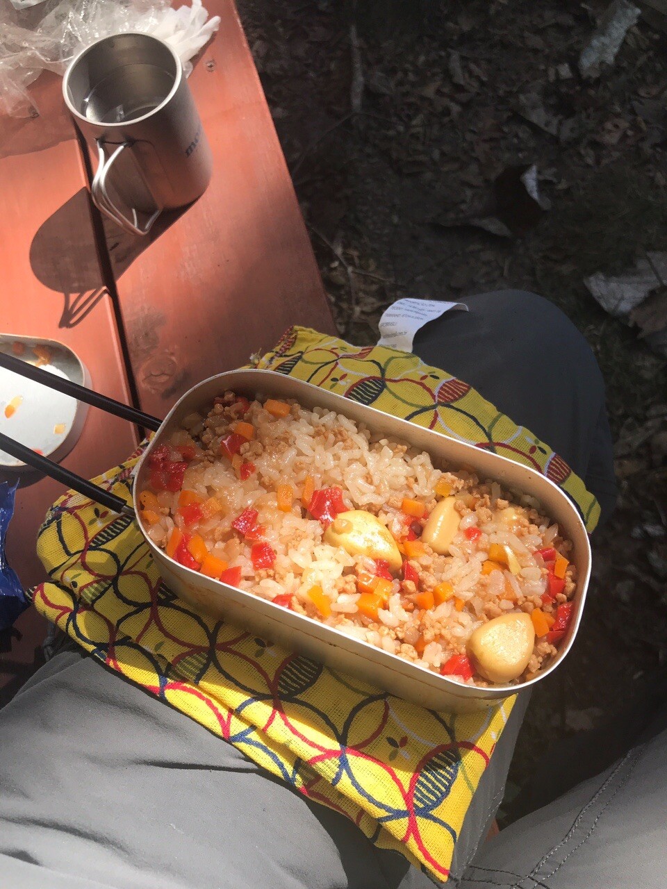 初の山ごはん。コマッティさん、ありがとう... / まるこんさんのモーメント | YAMAP / ヤマップ