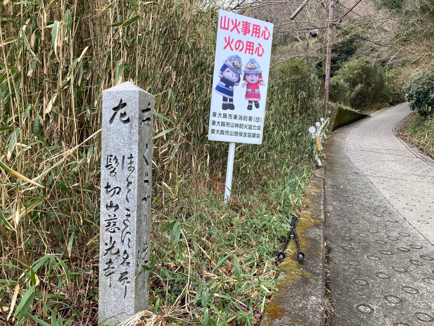 四条道から慈光寺旧参道？ / msr0331さんの生駒山・神津嶽・大原山の活動データ | YAMAP / ヤマップ