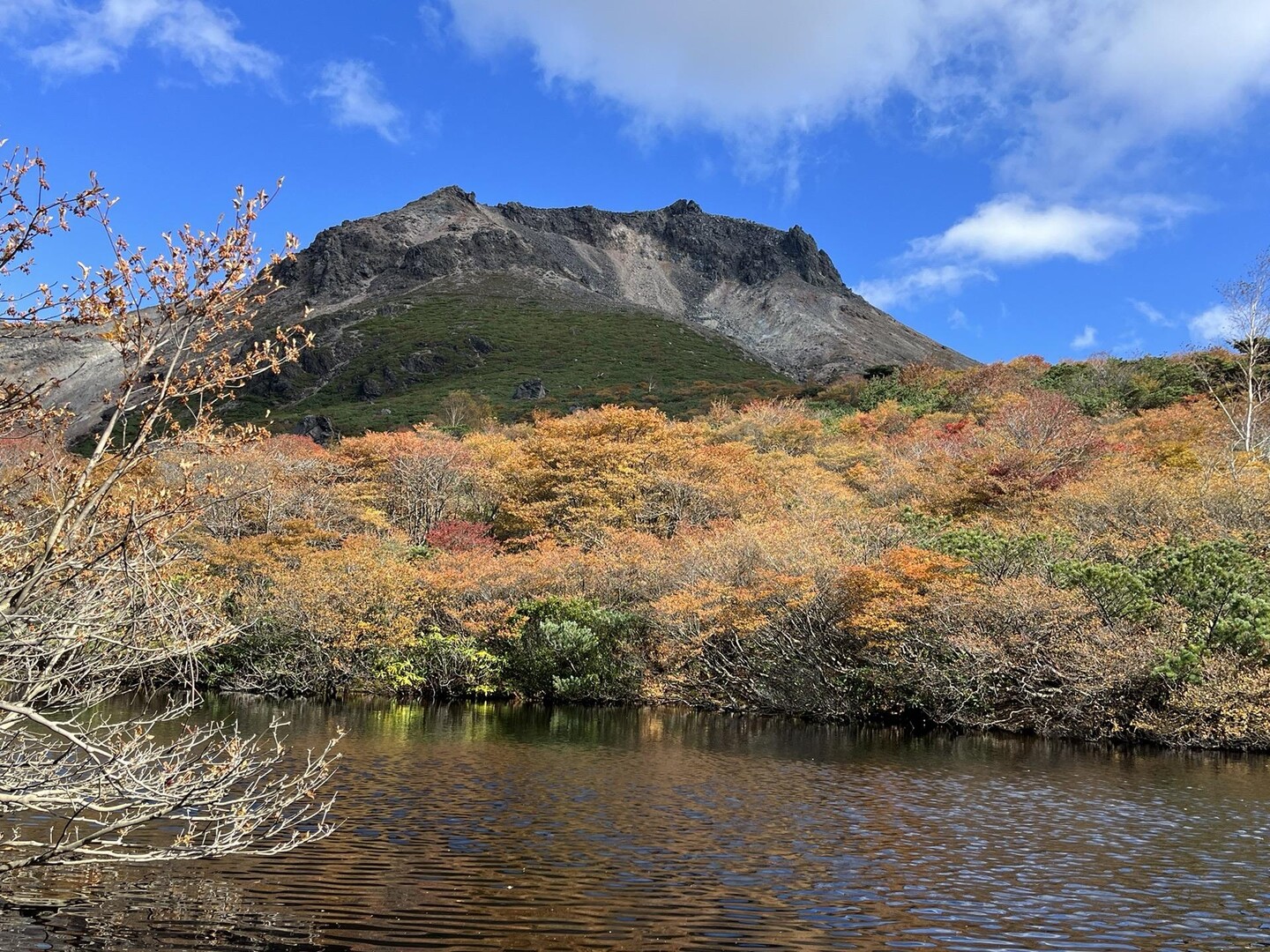 剣が峰・朝日岳・1900m峰・三本槍岳・茶臼岳(那須岳) / Mt.UKさんの茶臼岳（那須岳）・三本槍岳・赤面山の活動データ | YAMAP / ヤマップ