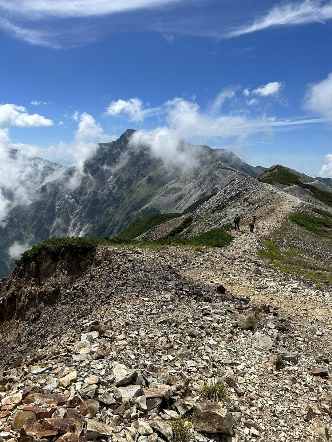乗鞍岳(白馬連峰)・船越の頭・小蓮華山(大日岳)・白馬岳 / taroさんの白馬岳・小蓮華山の活動データ | YAMAP / ヤマップ