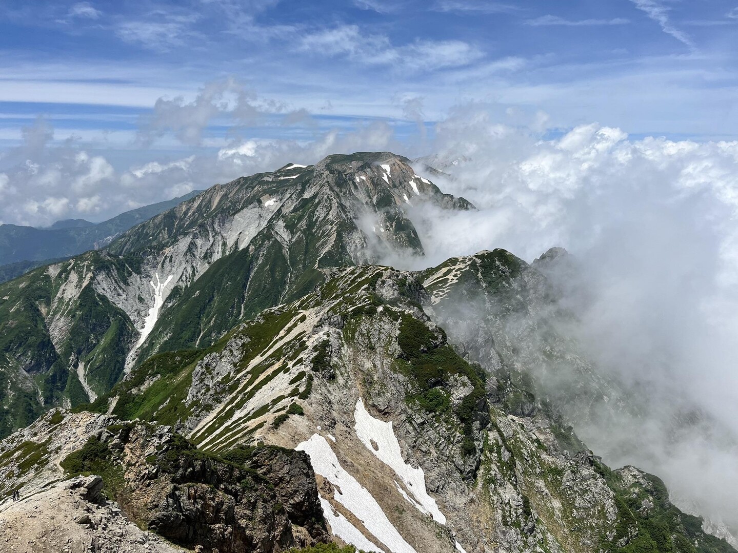夏山に向けて唐松岳 / jittaさんの白馬岳・小蓮華山の活動データ | YAMAP / ヤマップ