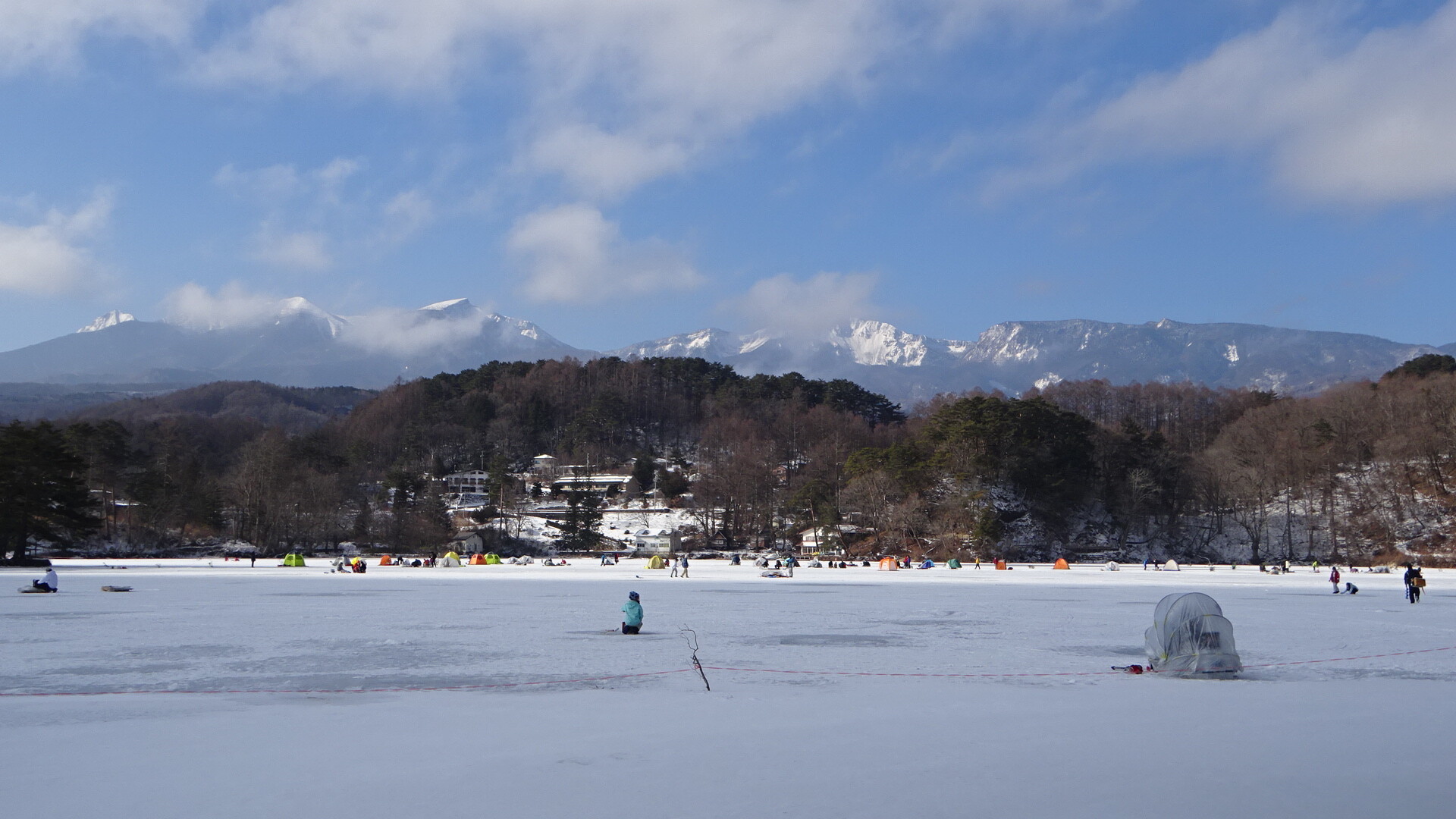 1/10松原湖へ氷上わかさぎ釣り行って... / Mihosuさんのモーメント | YAMAP / ヤマップ