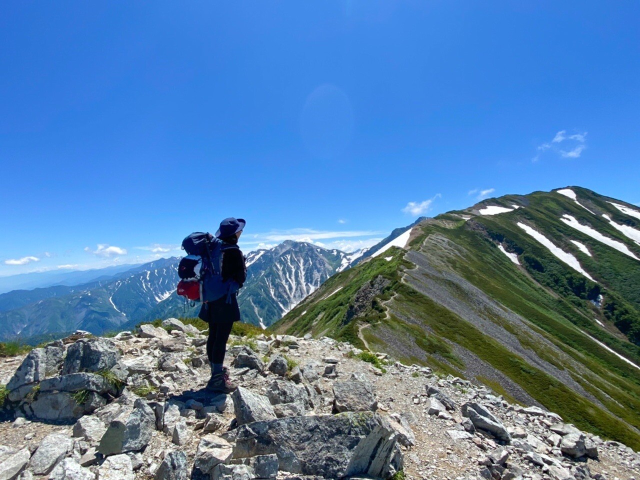栂池IN→白馬岳⛰→猿倉OUT 最高の眺め🥰 / emi~*♡さんの白馬岳・小蓮華山の活動データ | YAMAP / ヤマップ