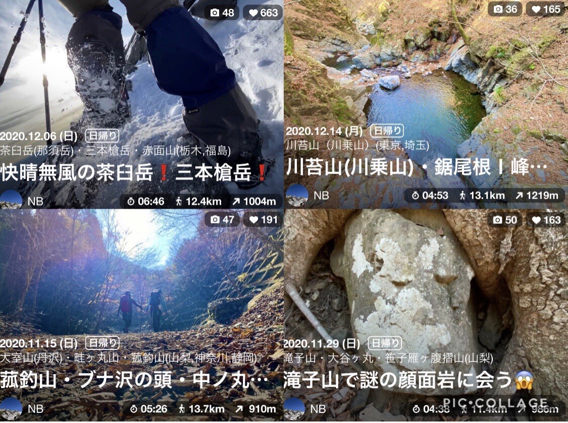 2020年YAMAPいいねBEST4 ️... / NBさんのモーメント | YAMAP / ヤマップ