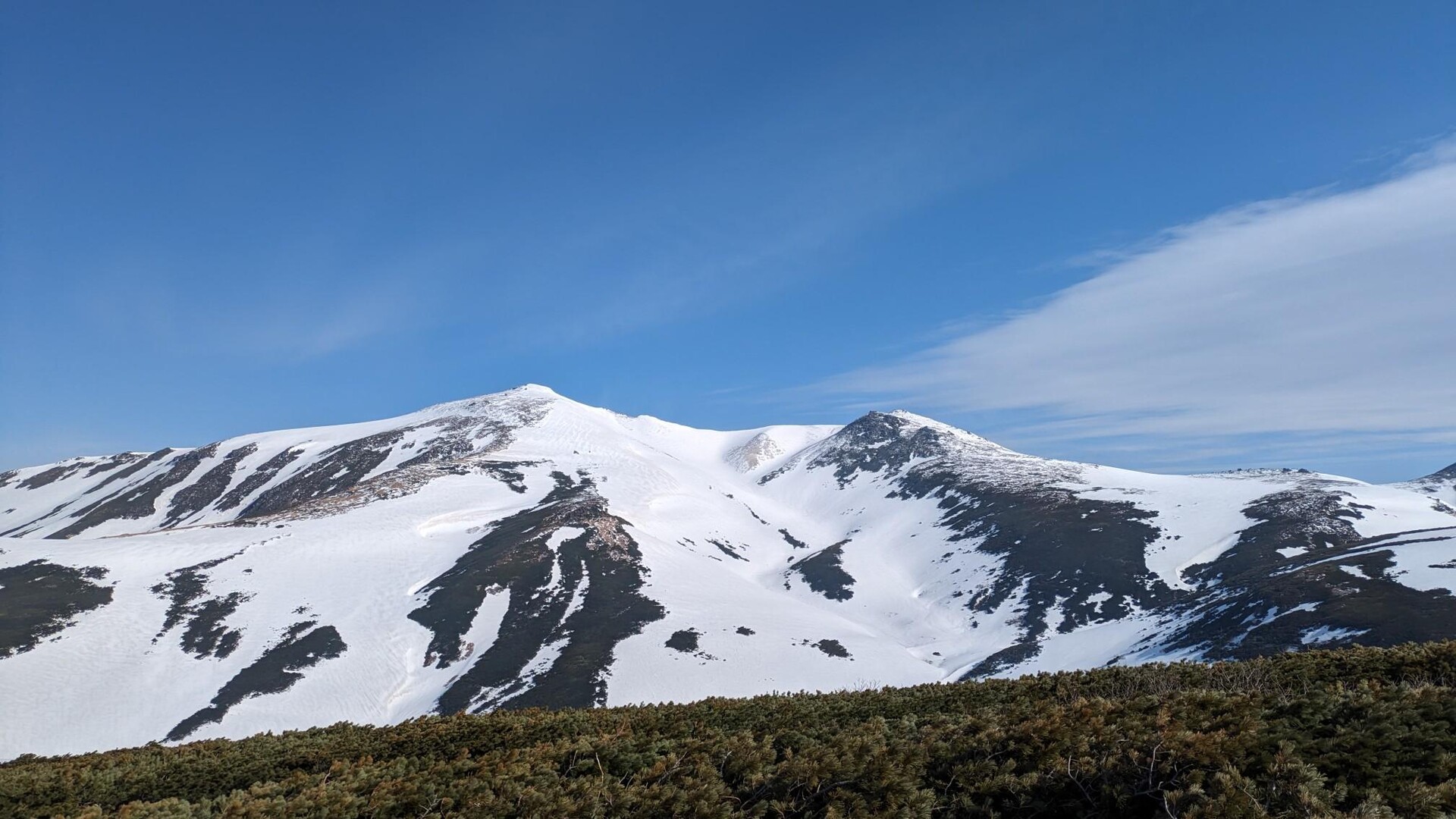 北鎮岳〜比布岳(旭岳ビジターセンターから) / K2.Rさんの大雪山系・旭岳・トムラウシの活動データ | YAMAP / ヤマップ
